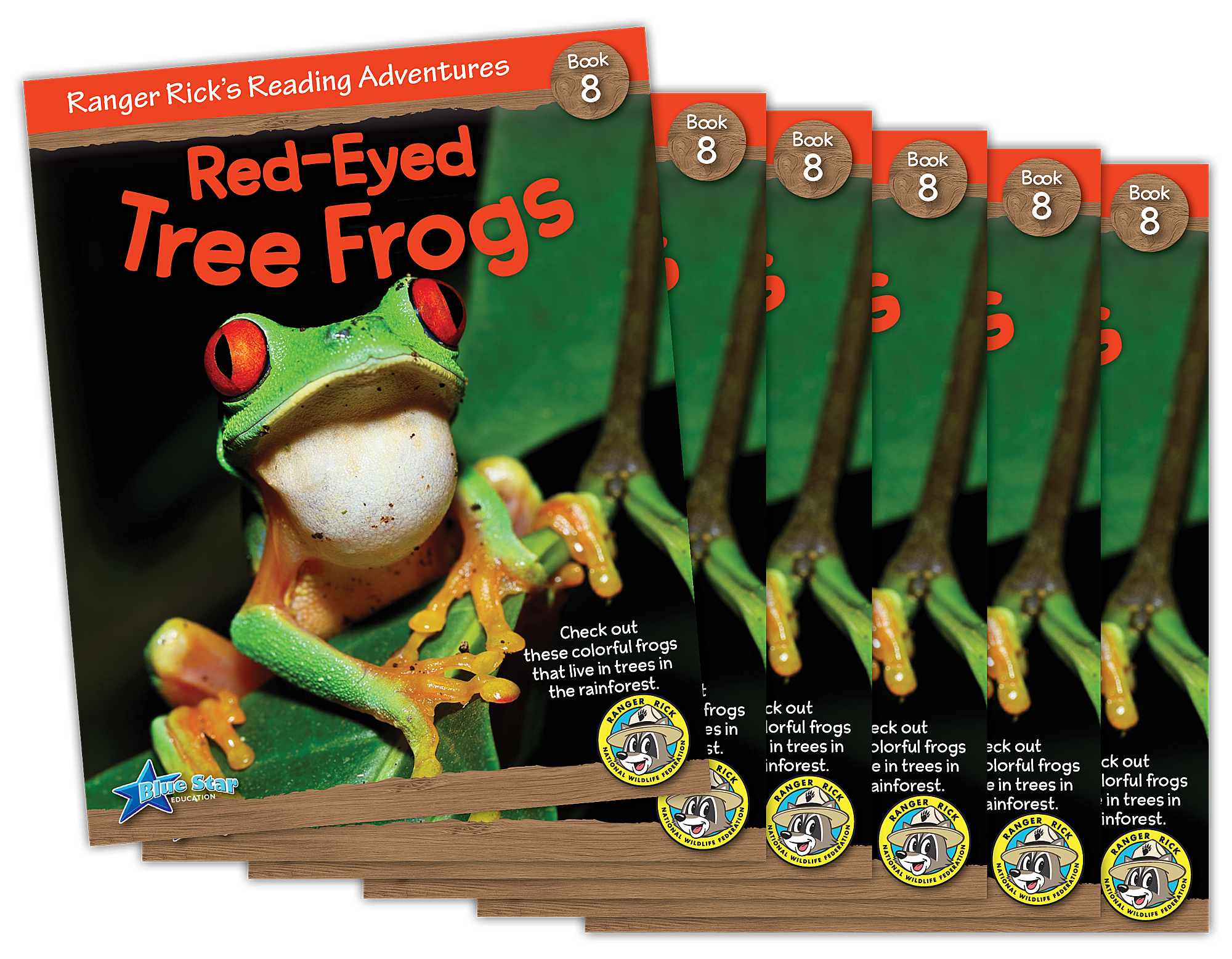 Ranger Rick's Reading Adventures: Red-Eyed Tree Frogs 6-Pack - TCR51918 ...