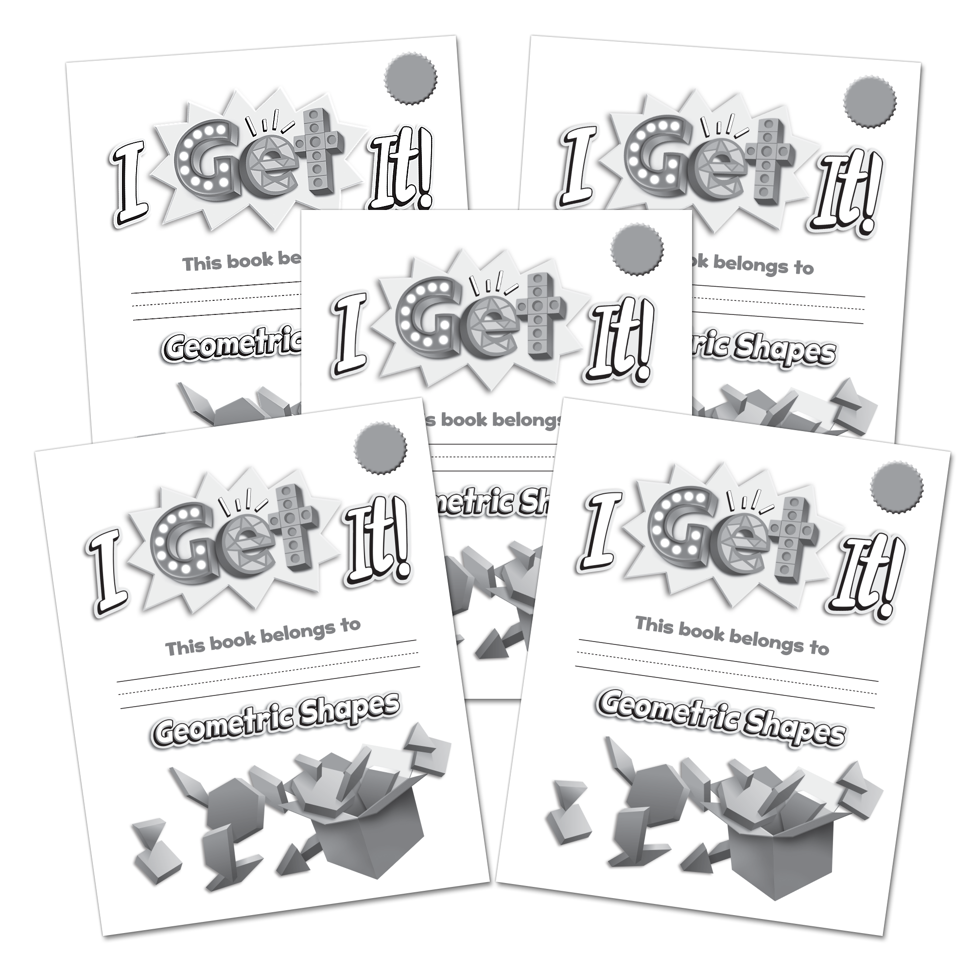 I Get It! Geometric Shapes Student Book-Foundational 5-Pack - TCR51984 ...