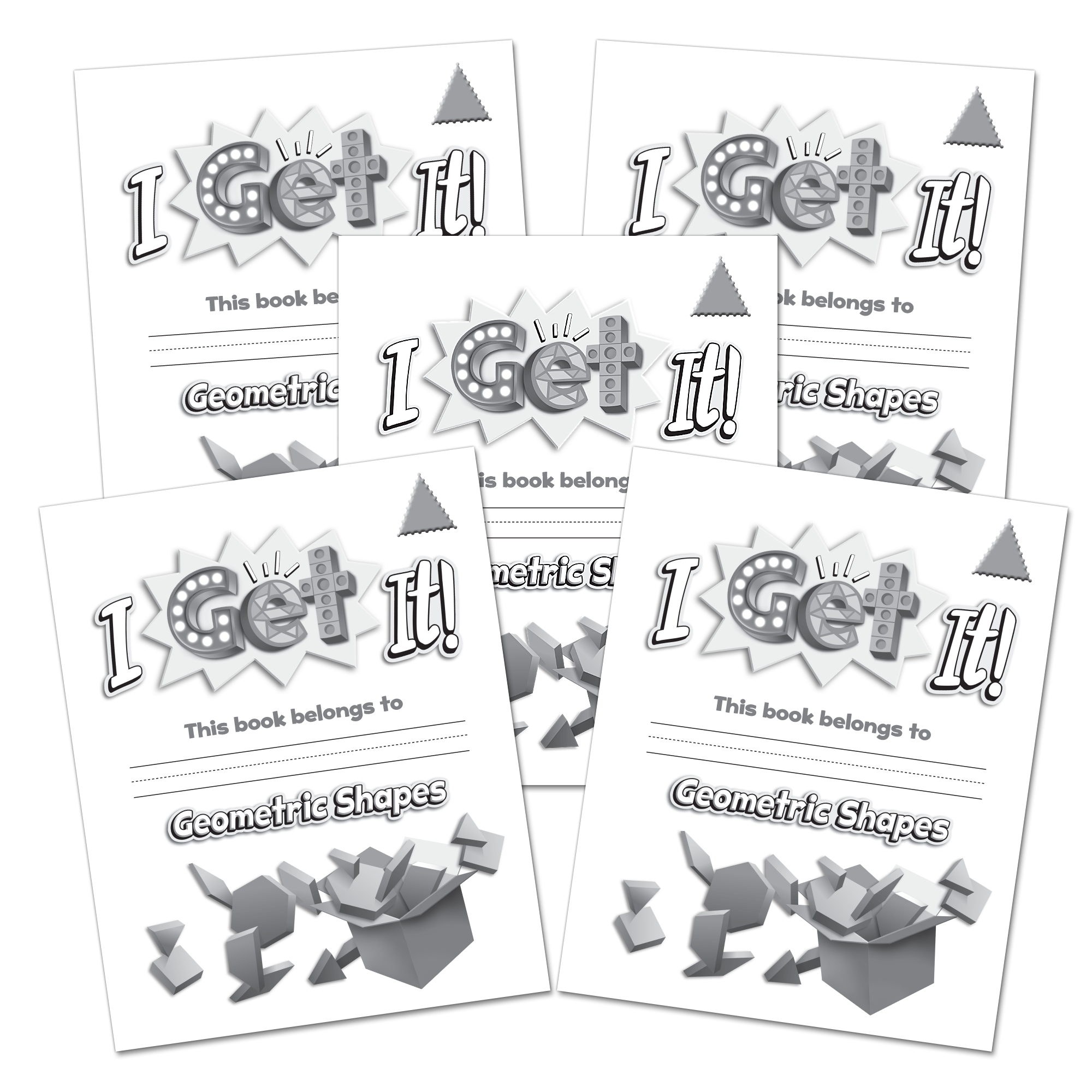 I Get It! Geometric Shapes Student Book-Level 1 5-Pack - TCR51985 ...