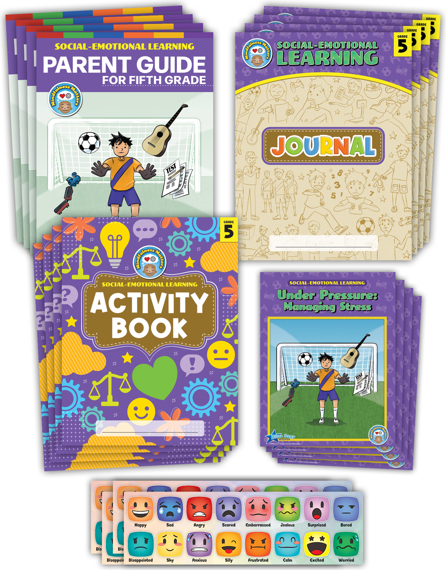Mindfulness Matters: Social-Emotional Learning Pack for Fifth Grade Set ...