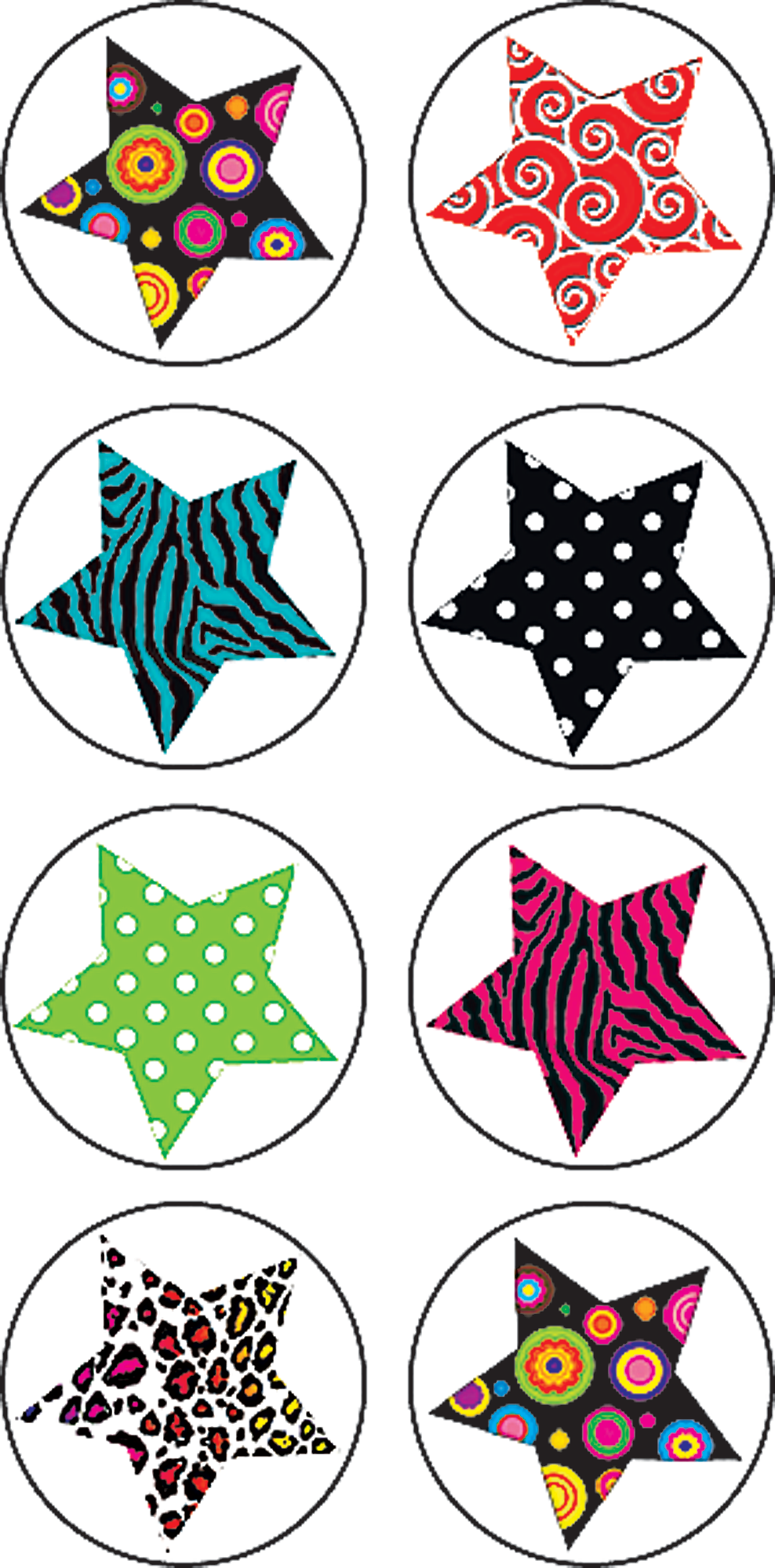 Fancy Stars Mini Stickers - TCR5259 | Teacher Created Resources