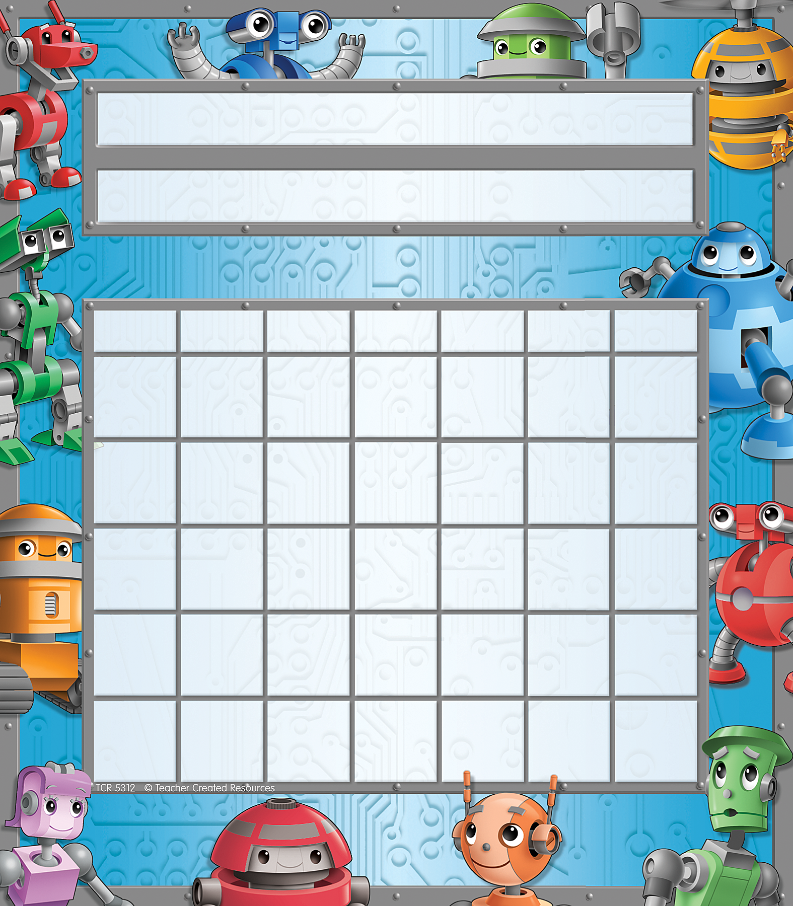 Robots Incentive Charts - TCR5312 | Teacher Created Resources