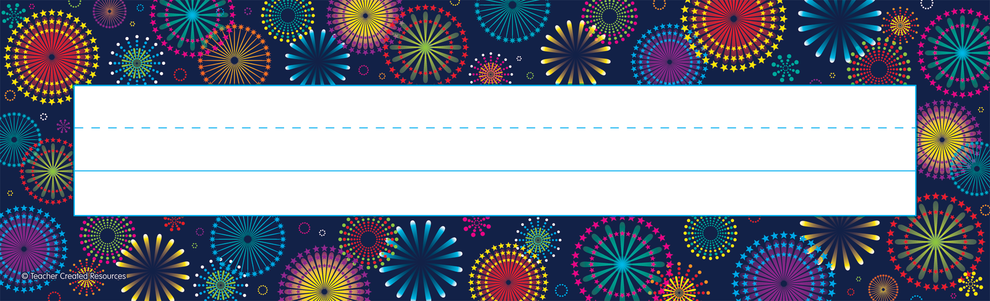 Fireworks Flat Name Plates - TCR5457 | Teacher Created Resources