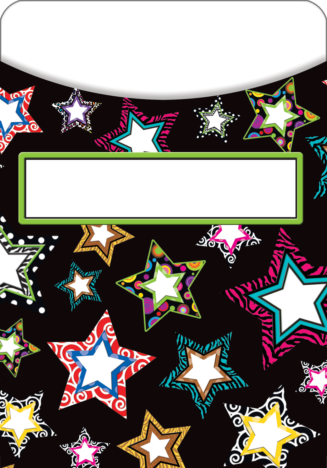 Fancy Stars Library Pockets - TCR5554 | Teacher Created Resources