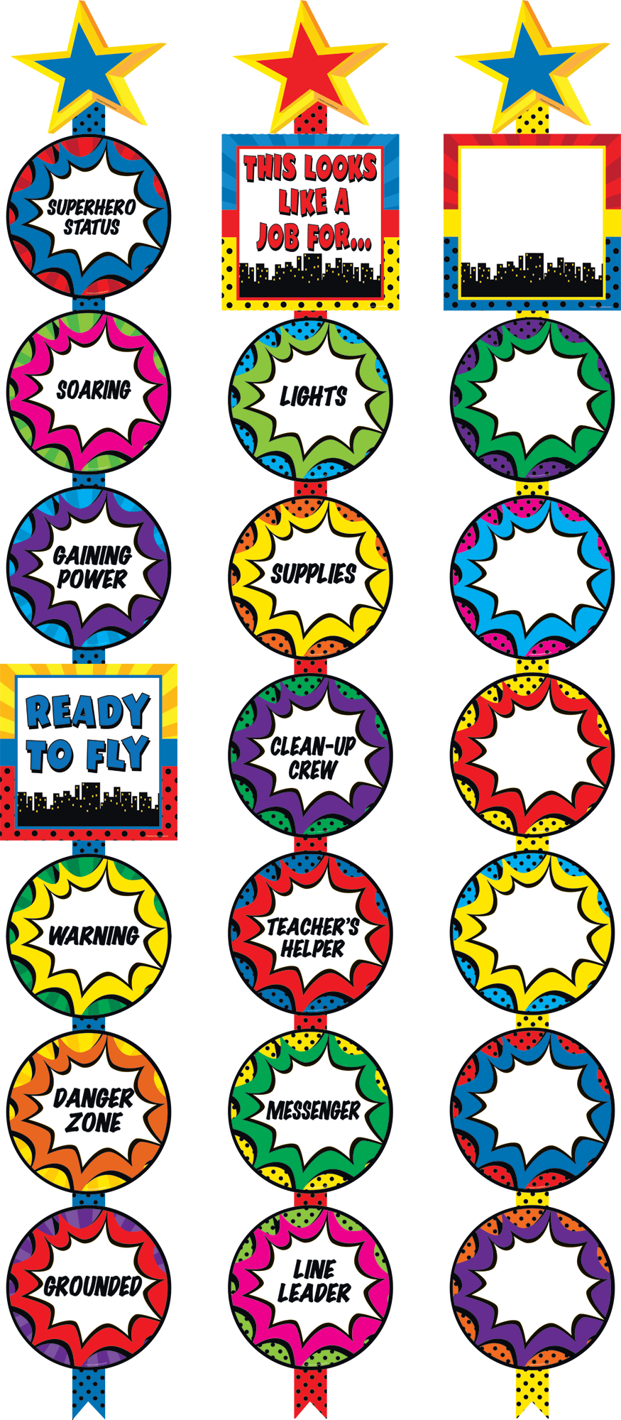 Superhero Ready Reminders - TCR5594 | Teacher Created Resources