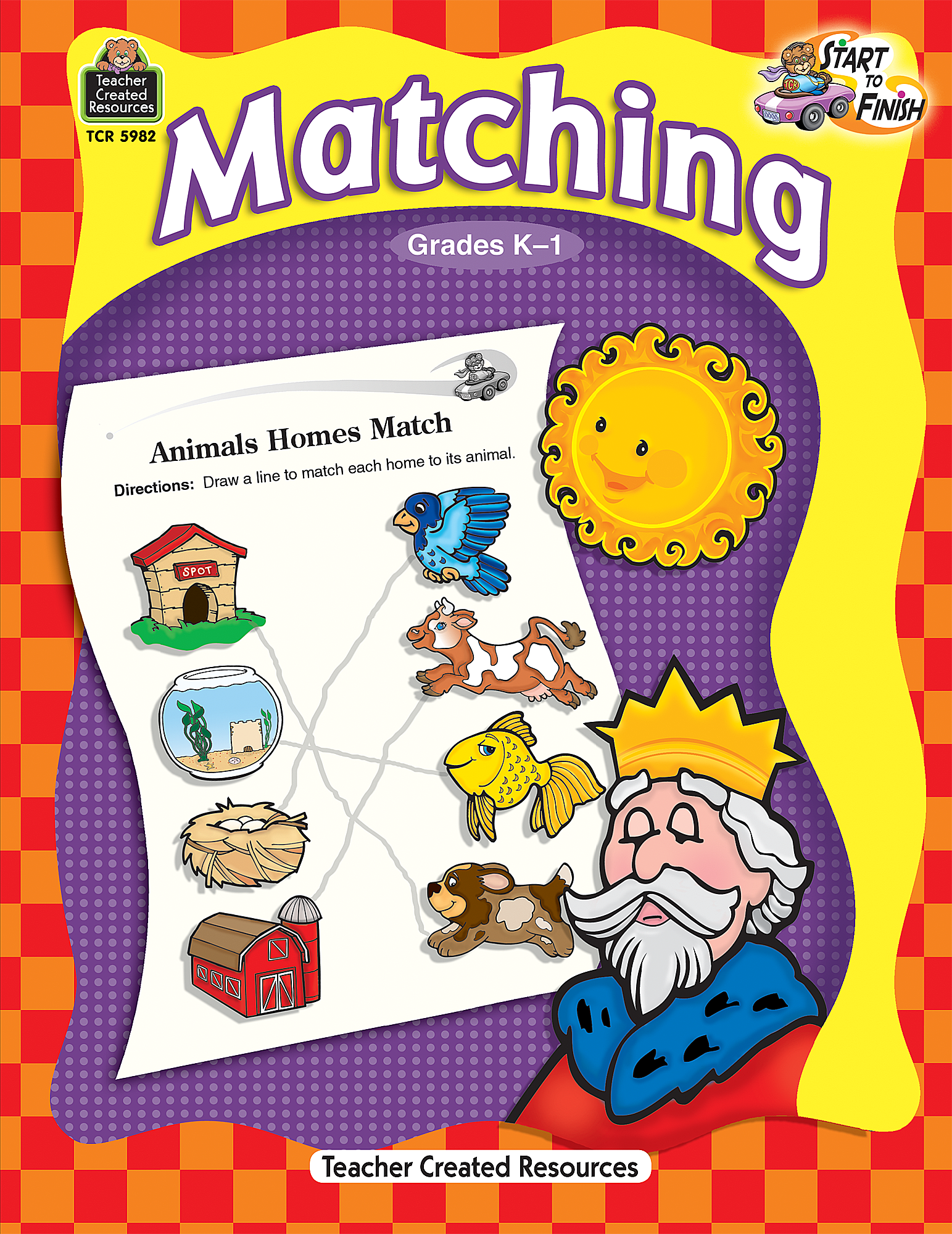 Start to Finish: Matching Grade K-1 - TCR5982 | Teacher Created Resources