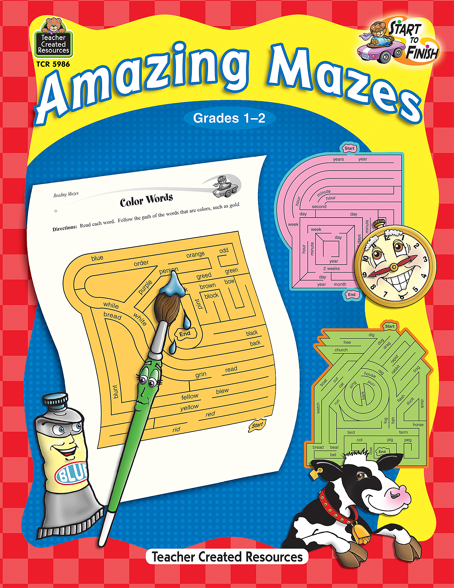 Start to Finish: Amazing Mazes Grade 1-2 - TCR5986 | Teacher Created ...