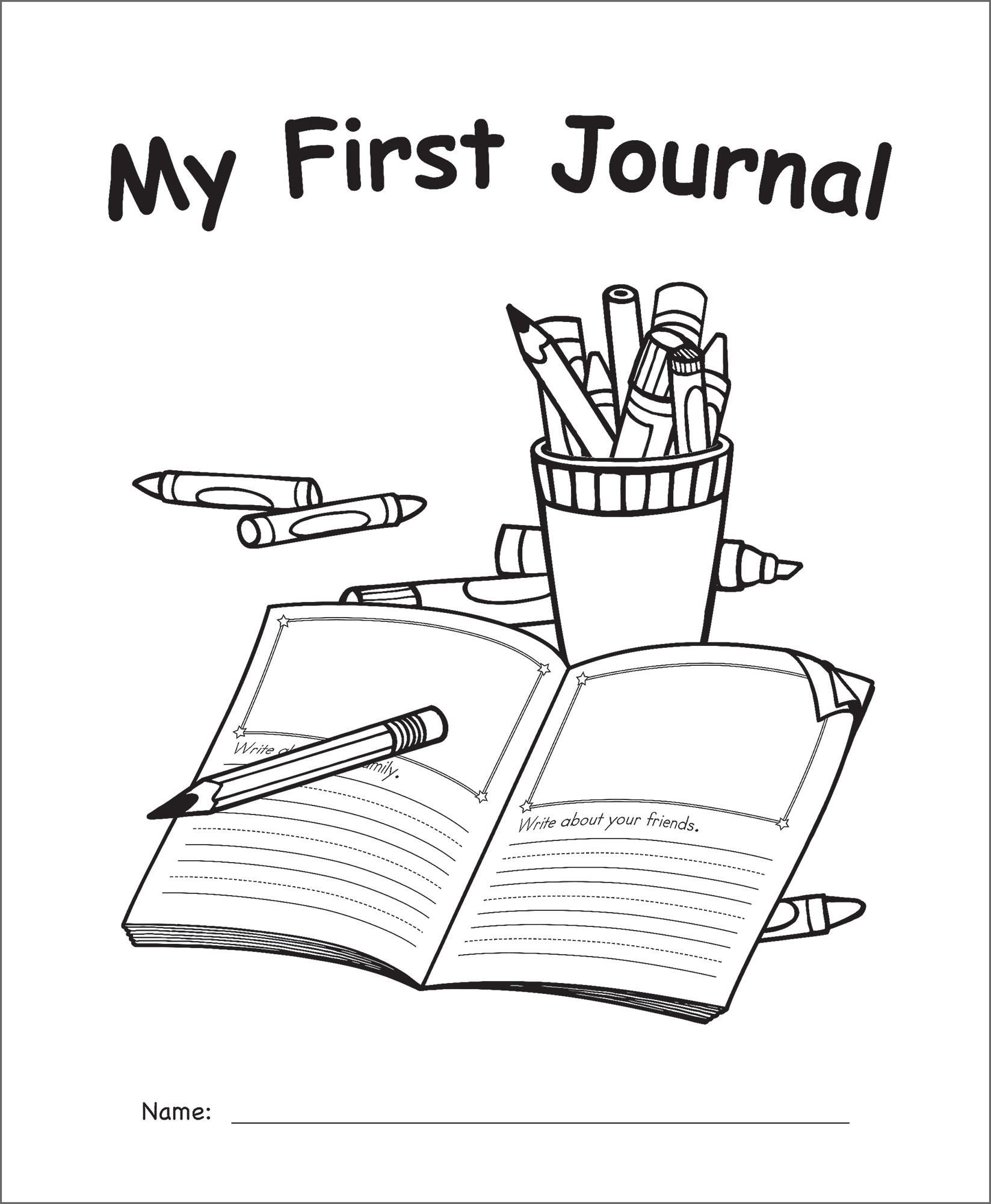 My Own First Journal - TCR60009 | Teacher Created Resources