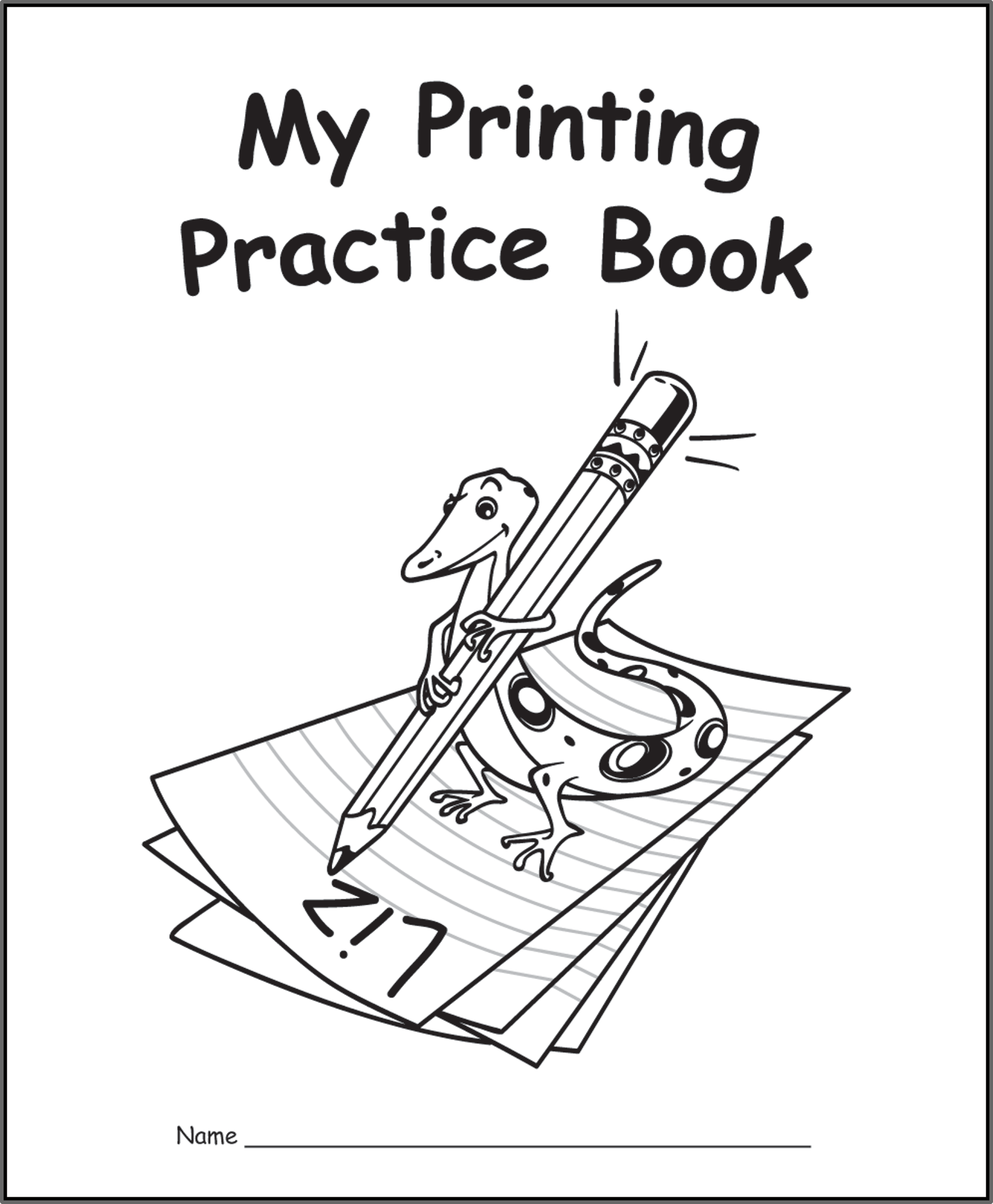 My Own Printing Practice Book - TCR60031 | Teacher Created Resources