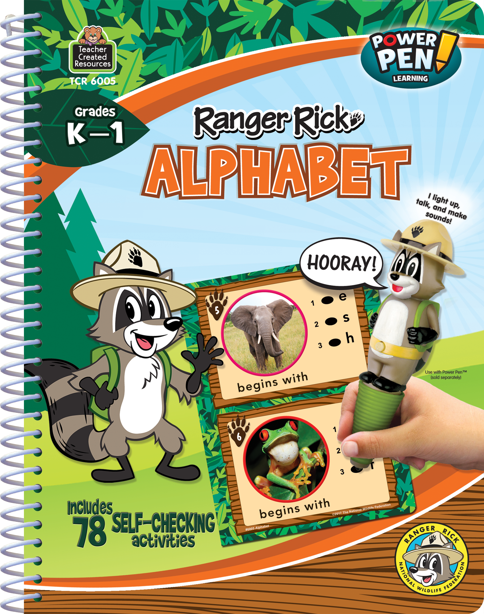 Ranger Rick Power Pen Learning Book: Alphabet - TCR6005 | Teacher ...