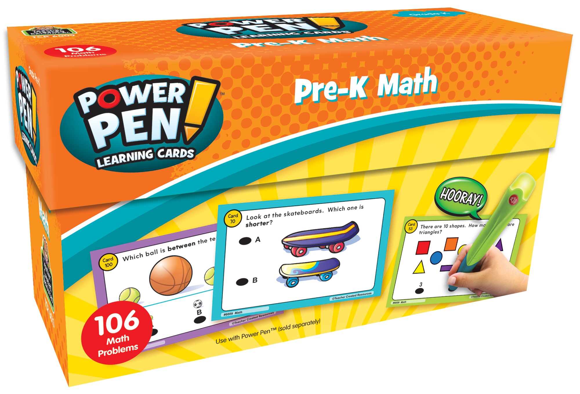 Power Pen Learning Cards: Math PreK - TCR6009 | Teacher Created Resources