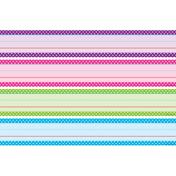 Bright Colors Polka Dots Sentence Strips - TCR20863 | Teacher Created ...