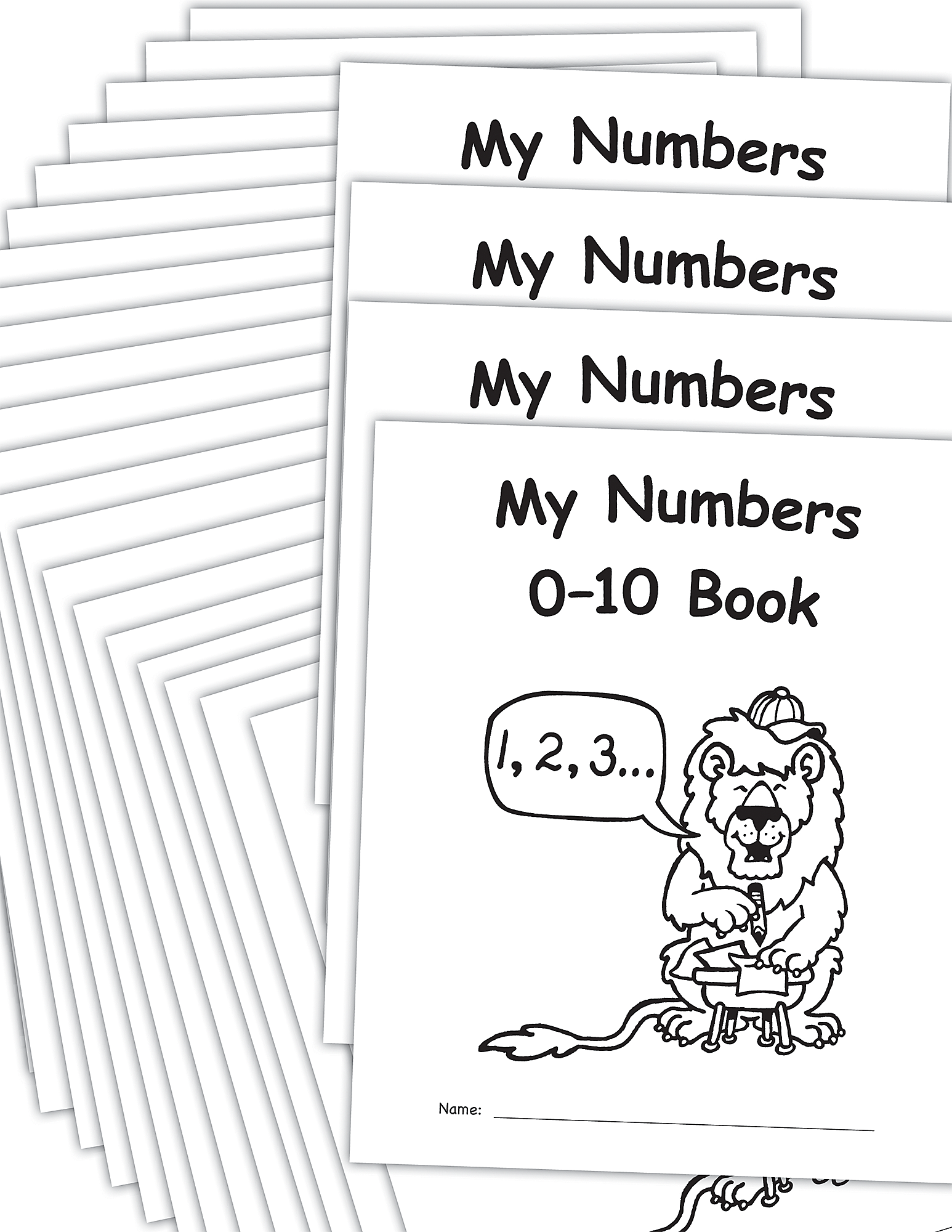 My Own Numbers 0–10 Book, 25-pack - TCR60116 | Teacher Created Resources