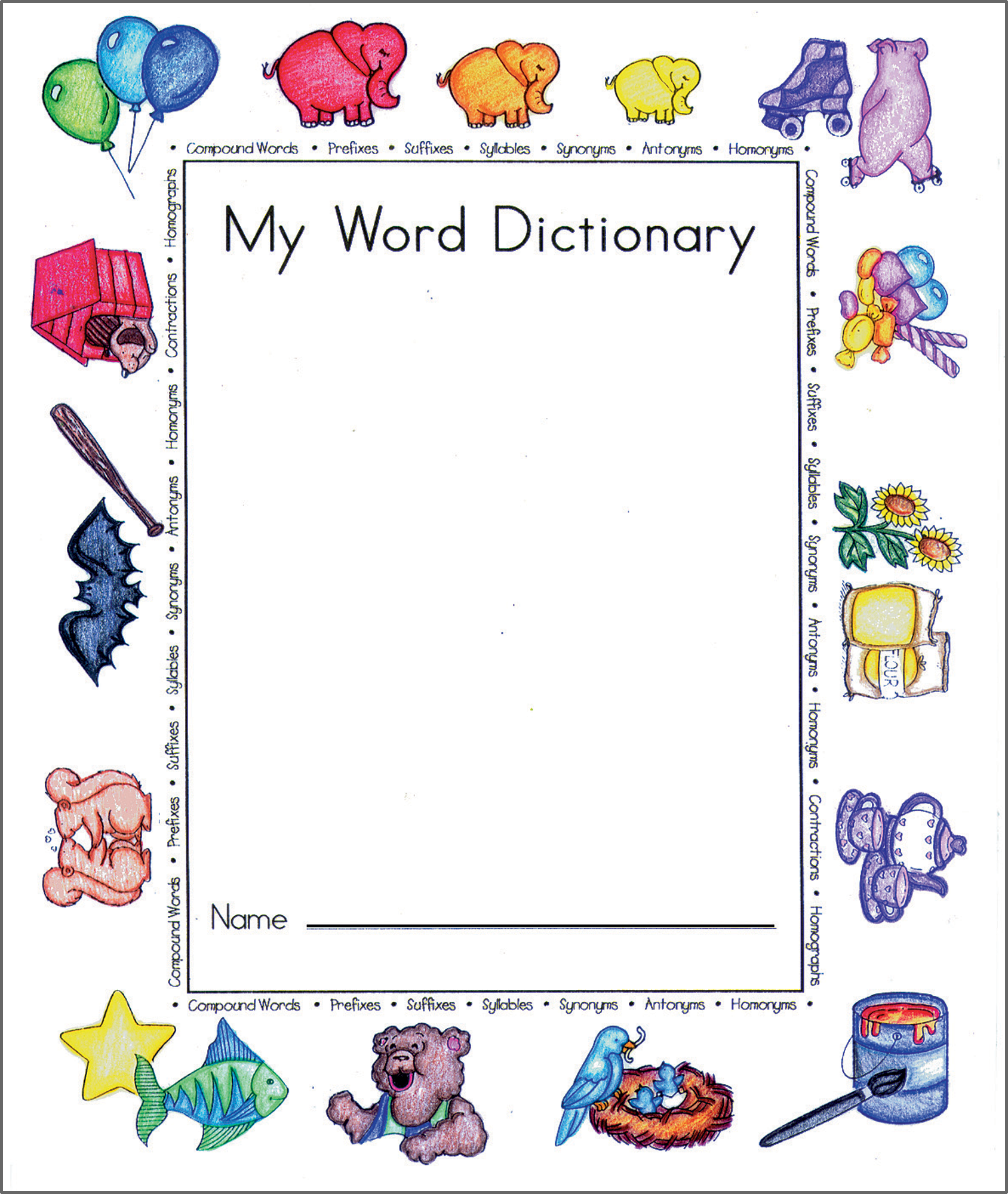 My Own Word Dictionary - TCR60141 | Teacher Created Resources