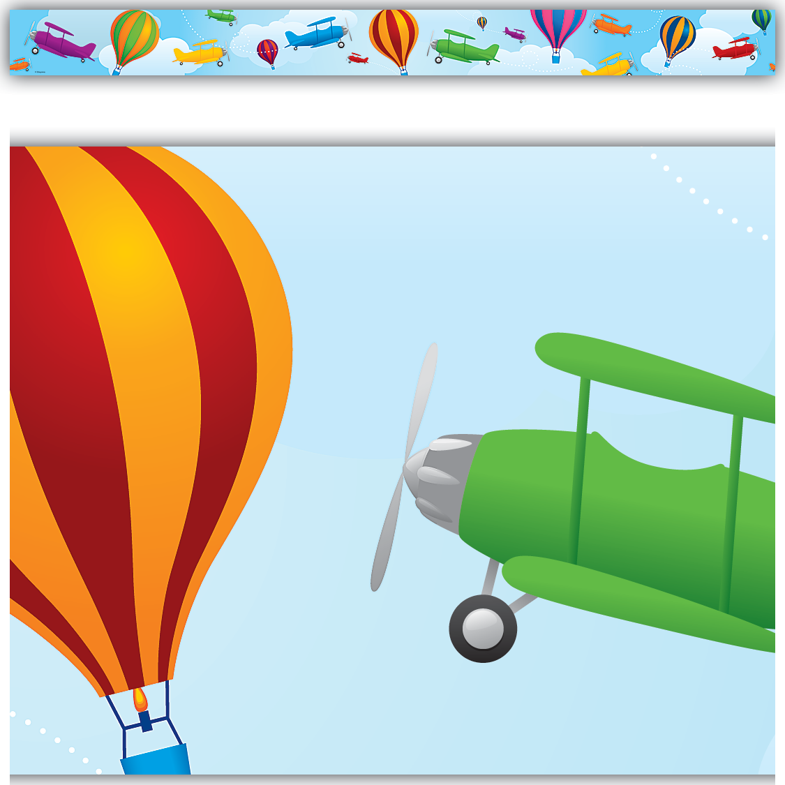 Take Flight Straight Border Trim - TCR60293 | Teacher Created Resources