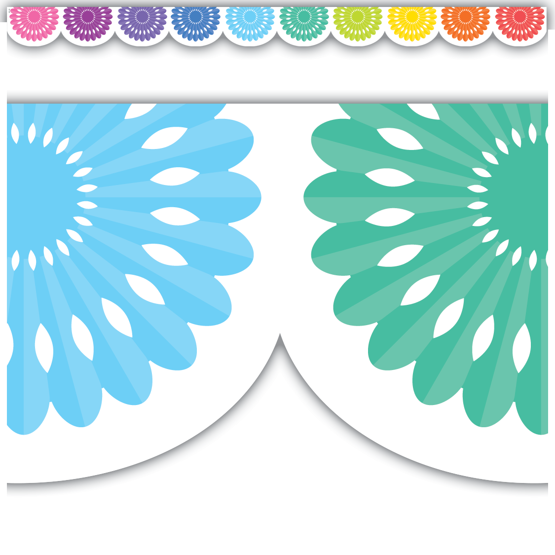 Colorful Fiesta Die-Cut Border Trim - TCR6106 | Teacher Created Resources