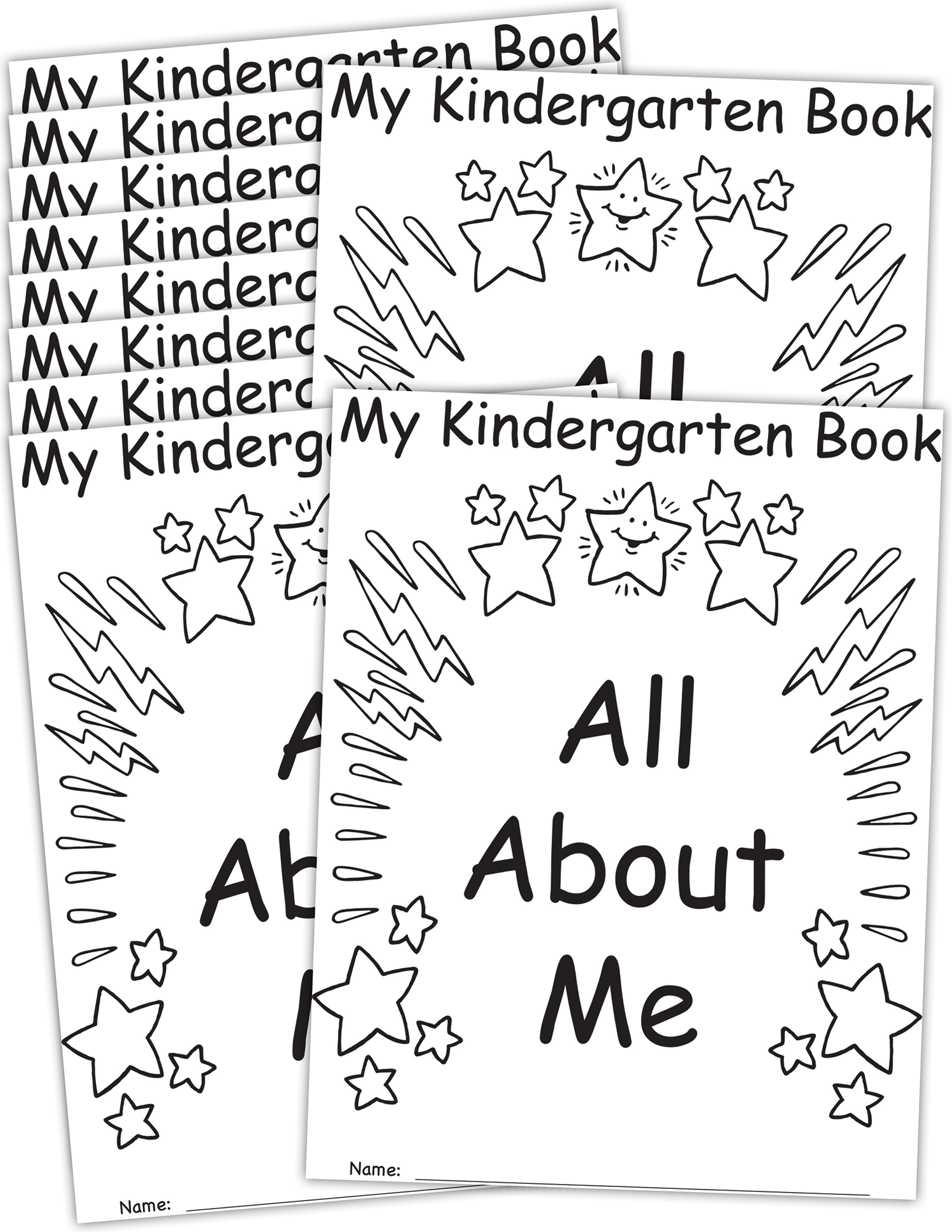 My Own Kindergarten Book All About Me, 10-Pack - TCR62019 | Teacher ...