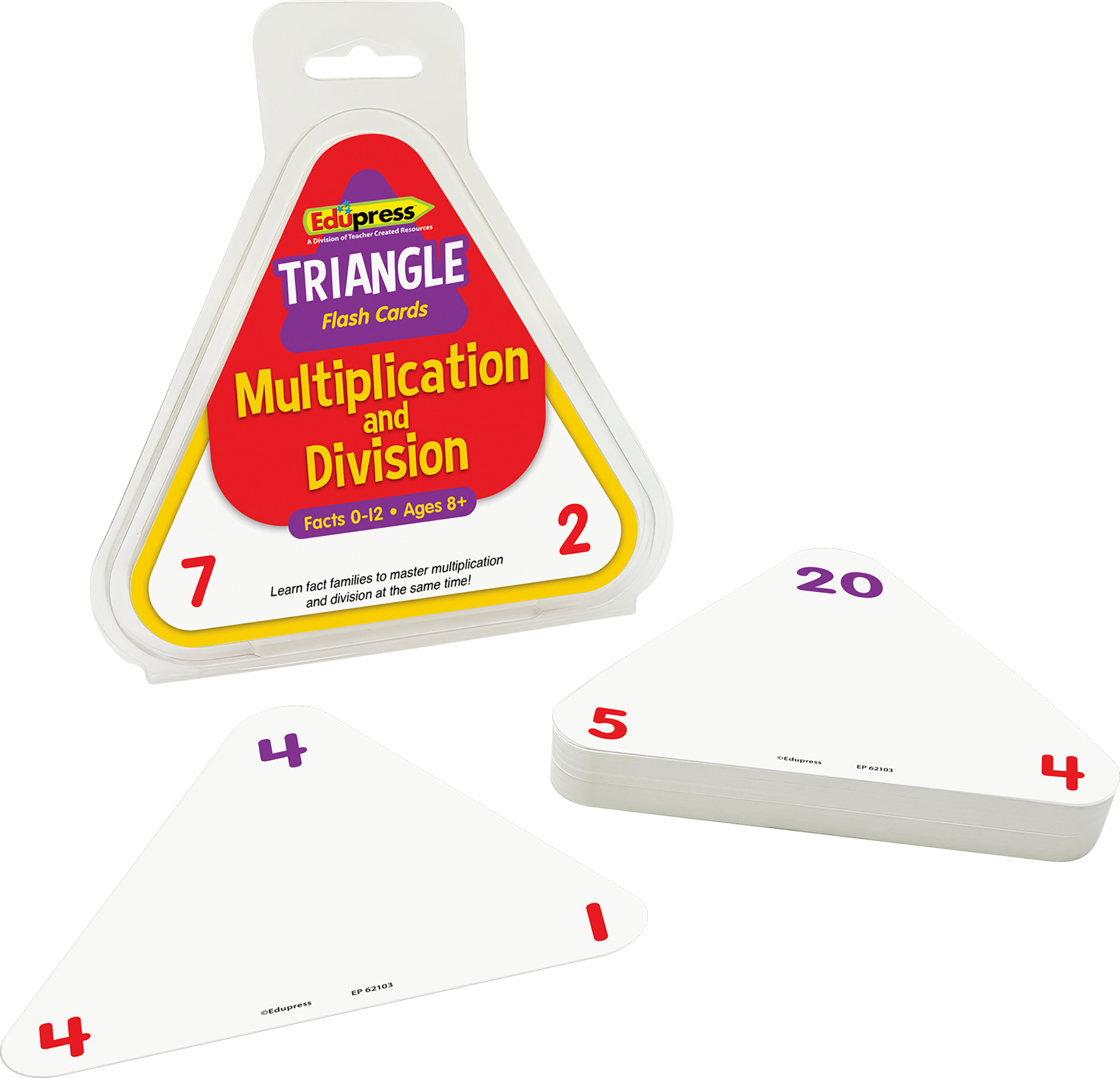 Multiplication and Division Triangle Flash Cards - TCR62103 | Teacher ...