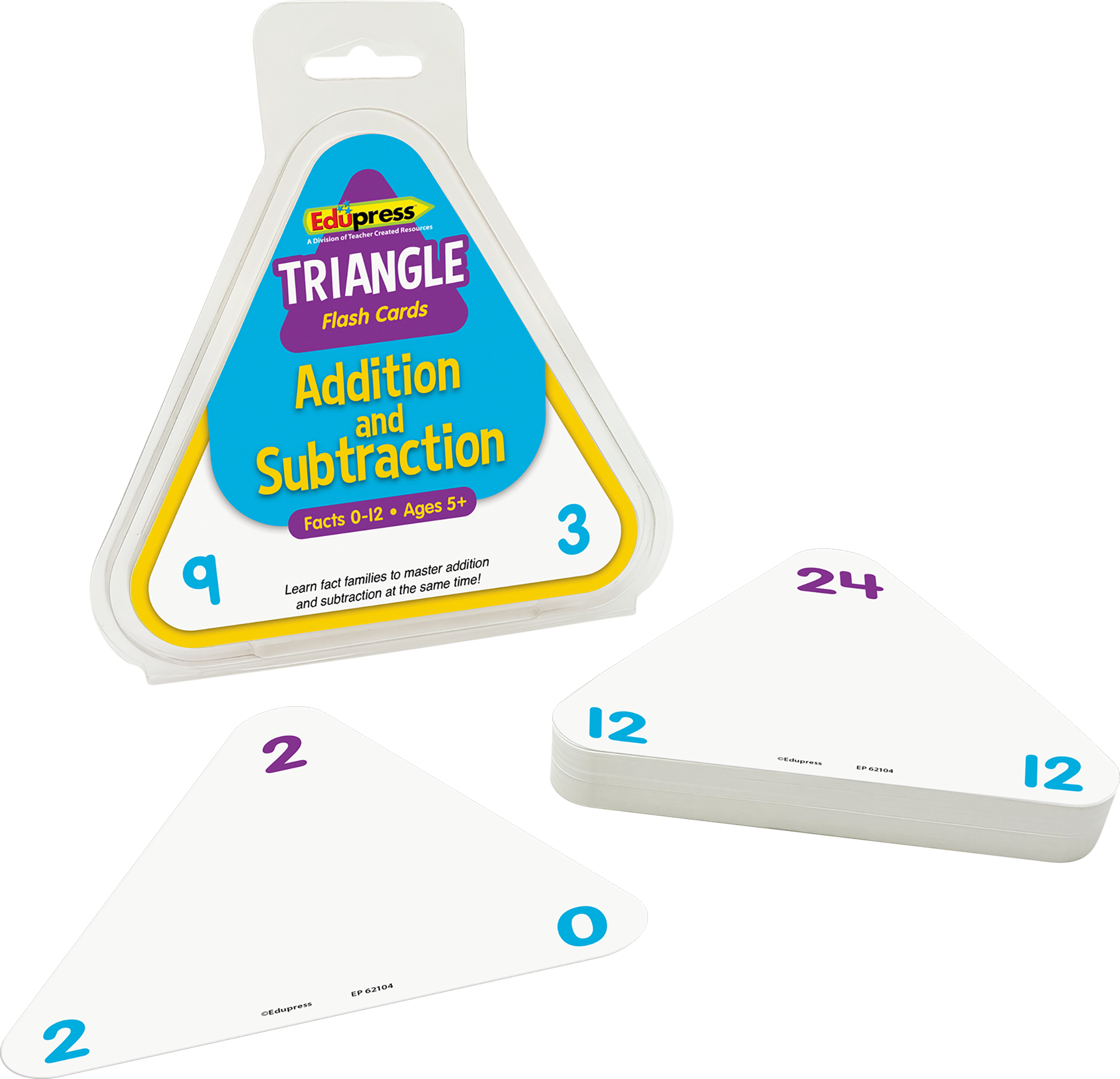 Addition and Subtraction Triangle Flash Cards - TCR62104 | Teacher ...