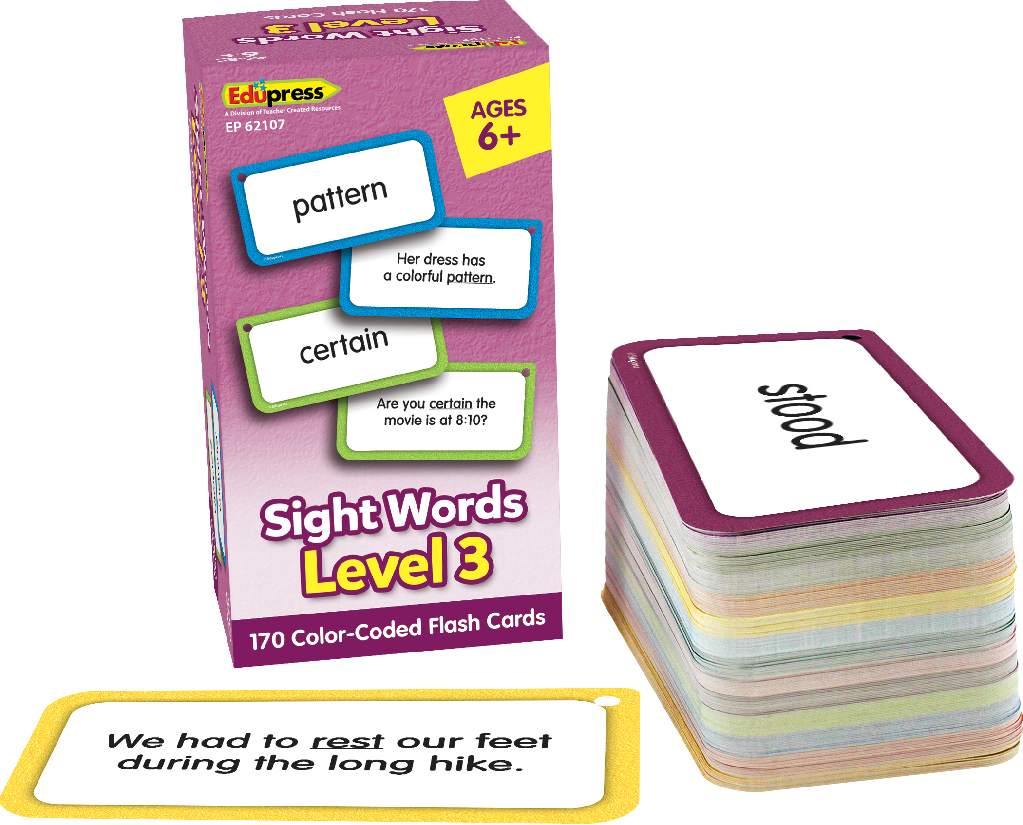 Sight Words Level 3 Flash Cards - TCR62107 | Teacher Created Resources
