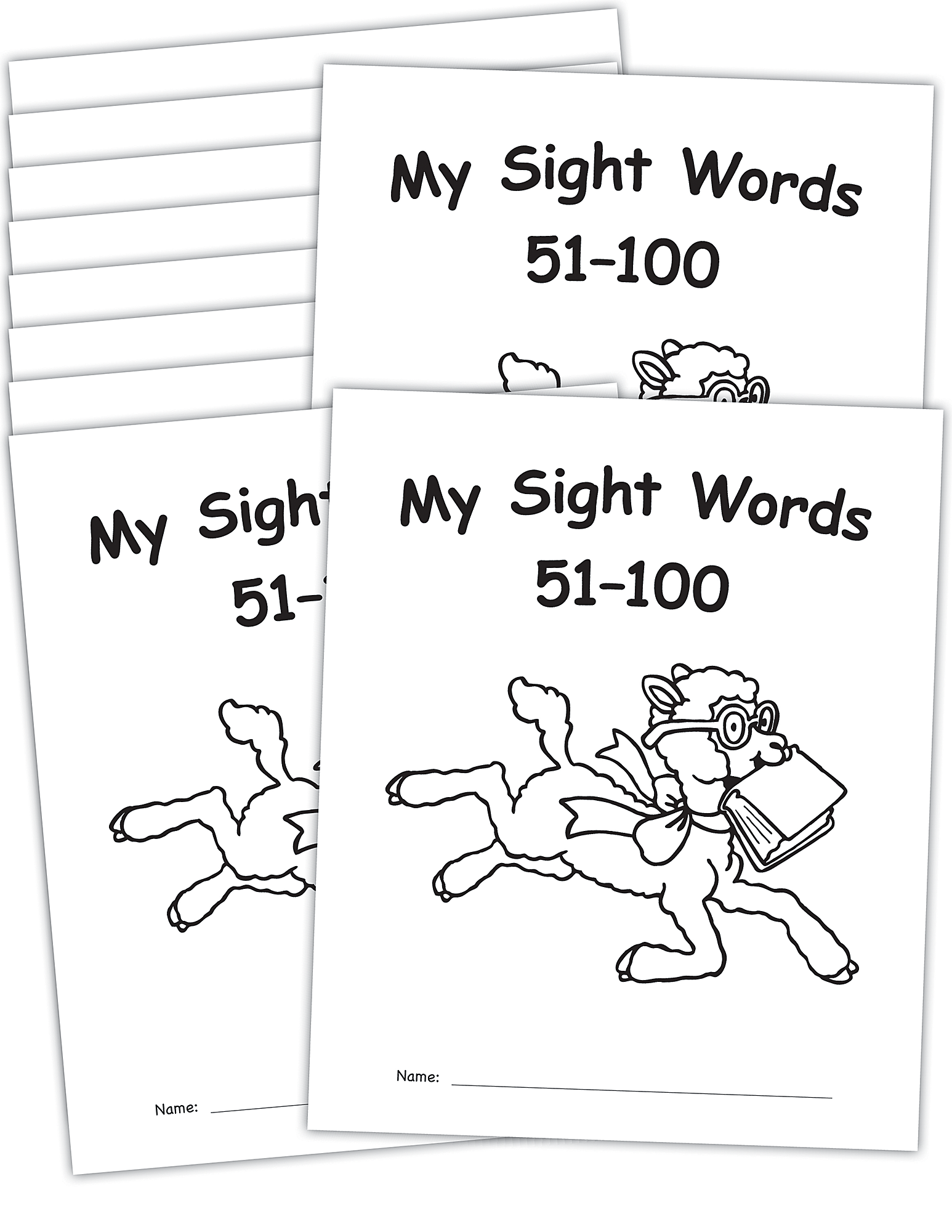 My Own Books: My Sight Words 51-100, 10-pack - TCR62142 | Teacher ...