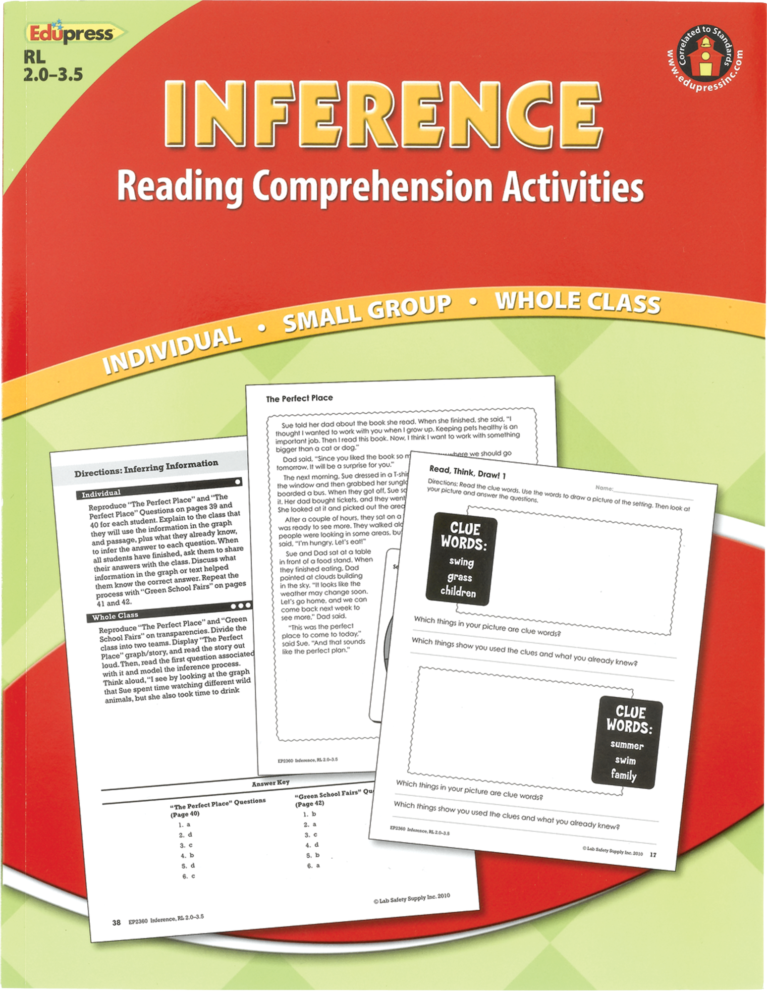 Reading Comprehension Book Inference Red Level - TCR62360 | Teacher ...