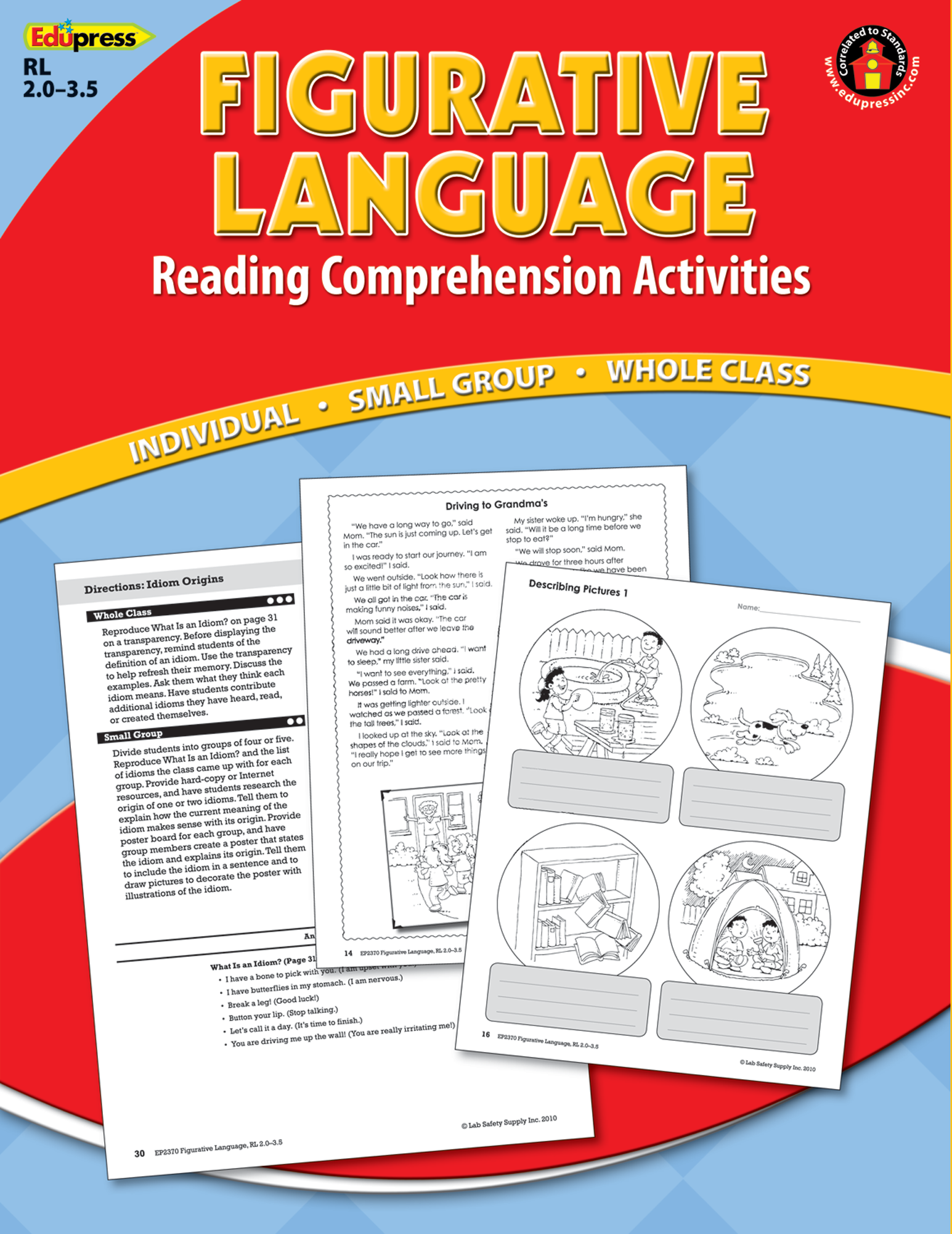 Reading Comprehension Book:Figurative Language Red Level - TCR62370 ...