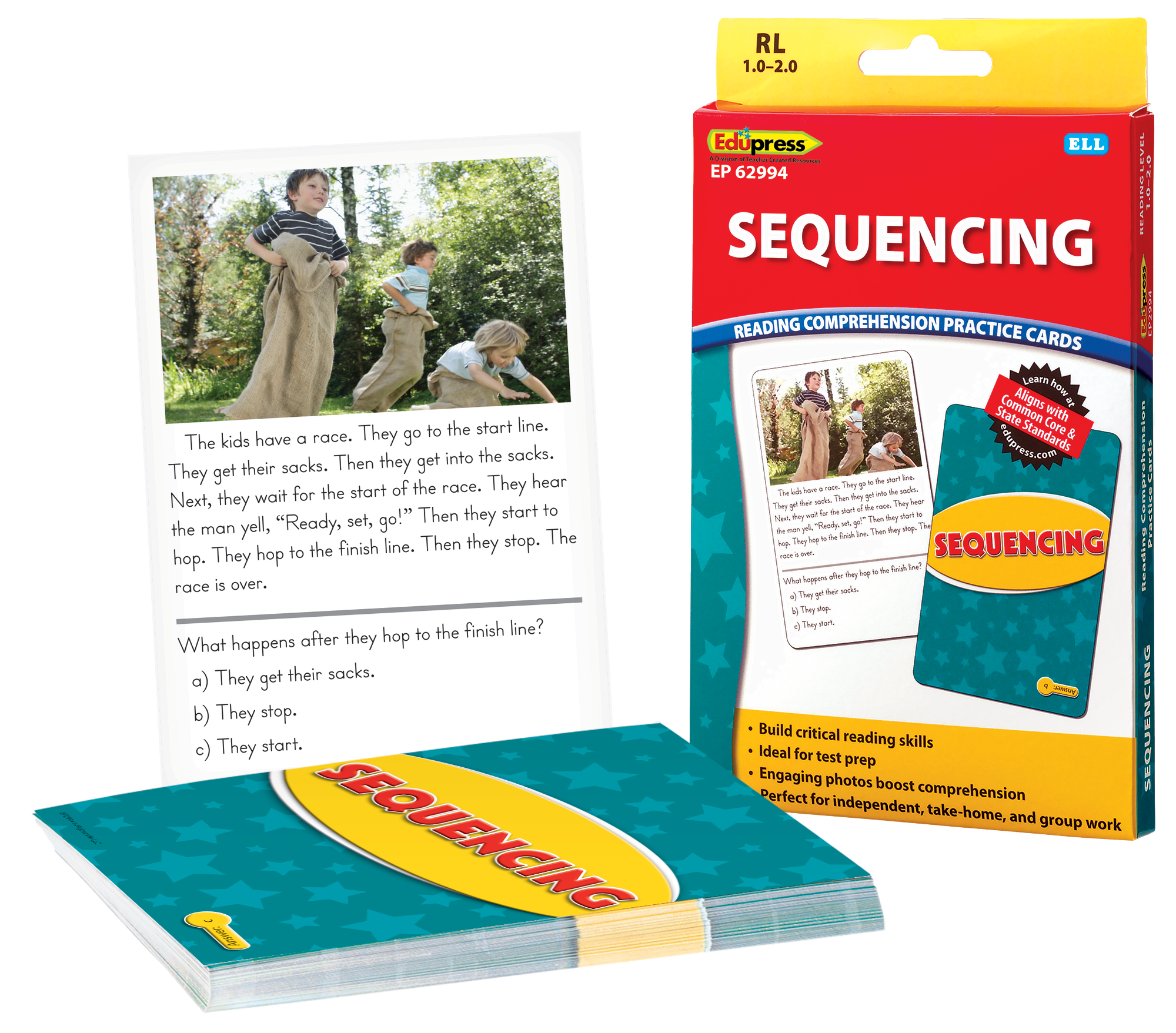Sequencing Practice Cards Yellow Level - TCR62994 | Teacher Created ...