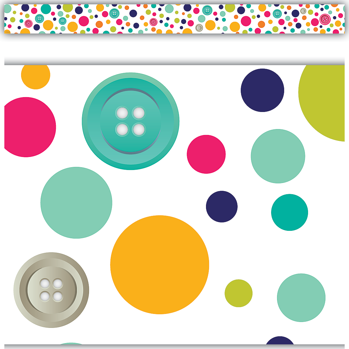 Sensational Spots Straight Border Trim - TCR63278 | Teacher Created ...