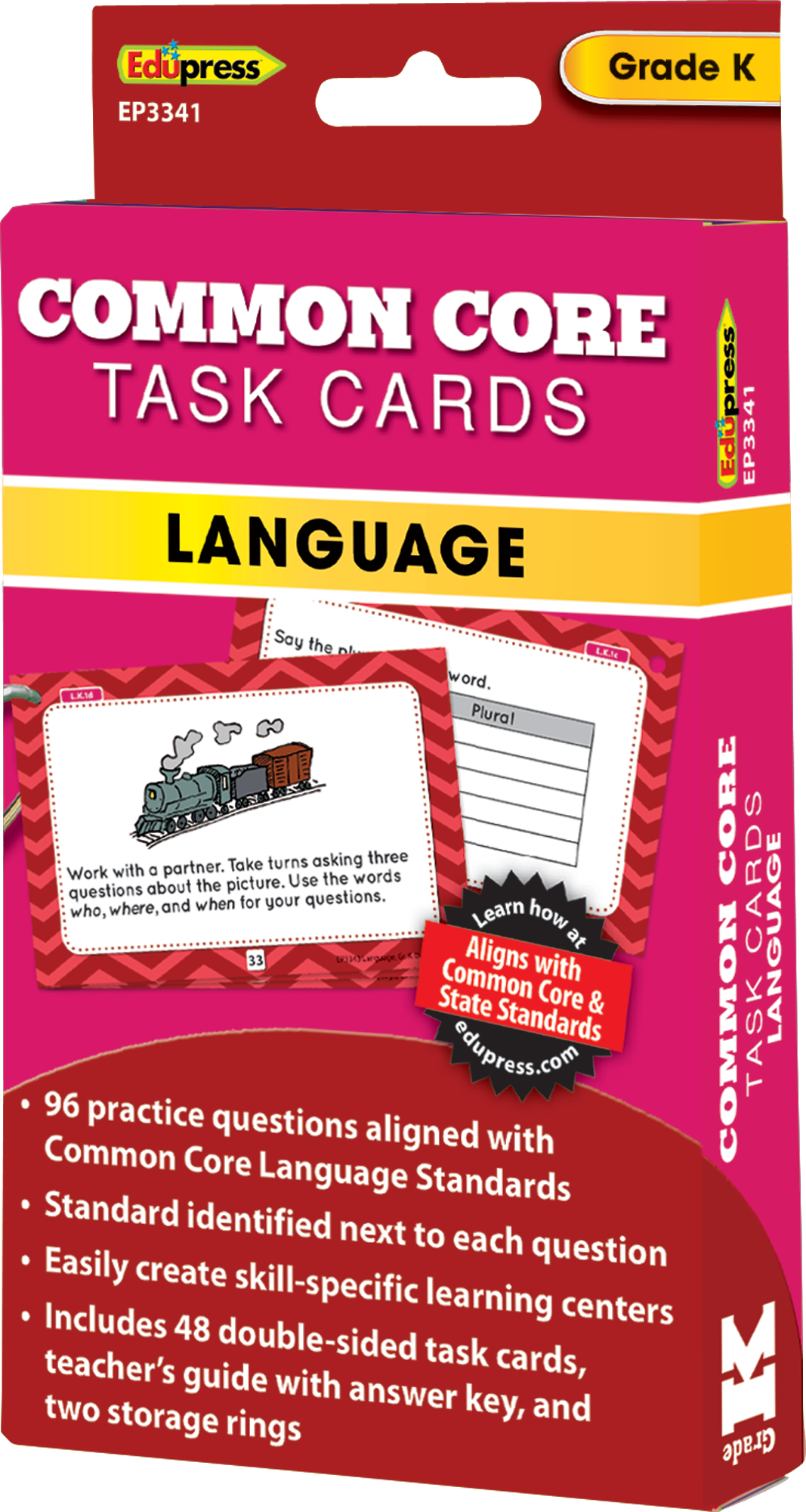 Common Core Language Task Cards Grade K TCR63341 Teacher Created 