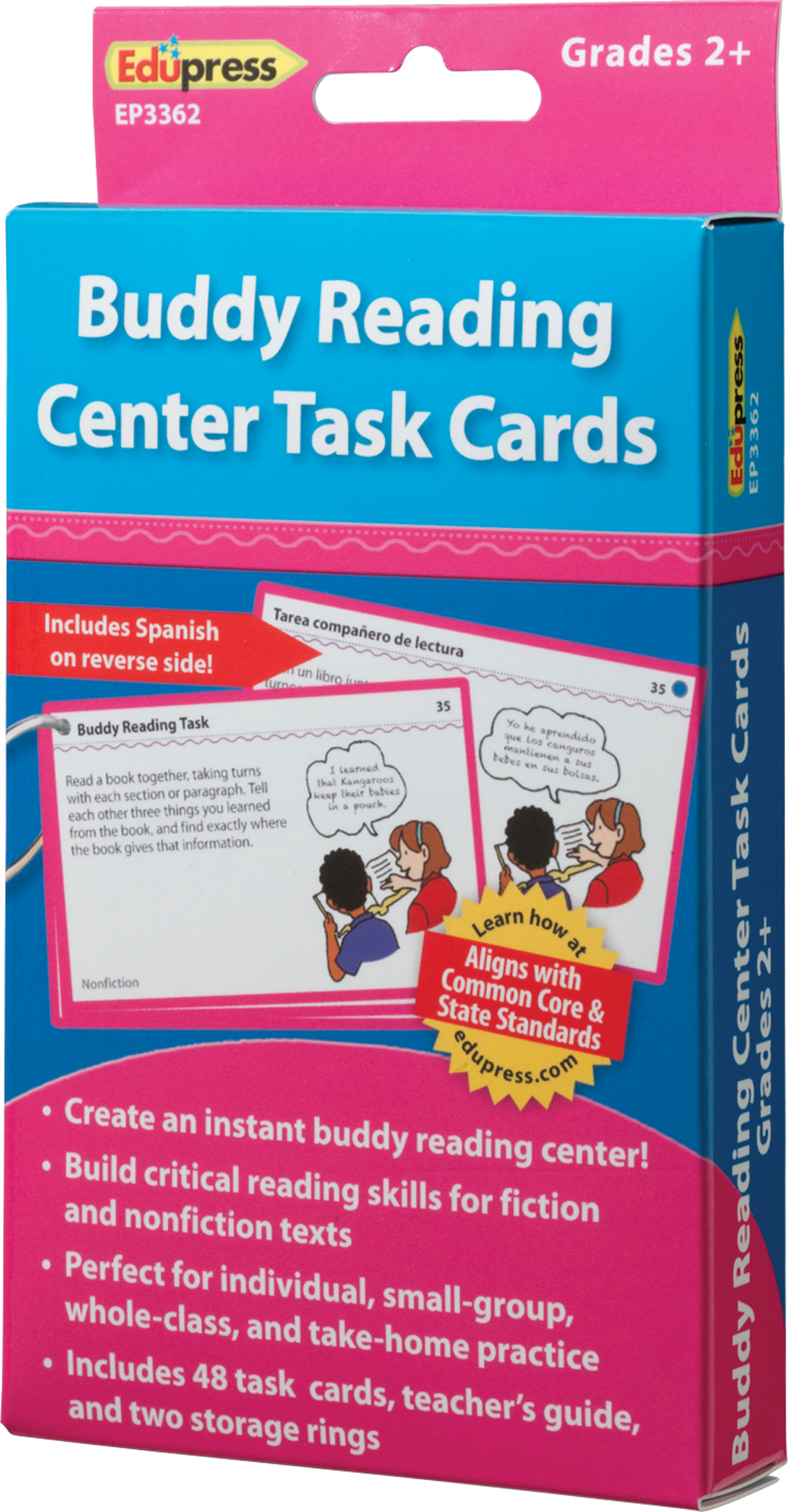 Buddy Reading Center Task Cards Grade 2+ - TCR63362 | Teacher Created ...