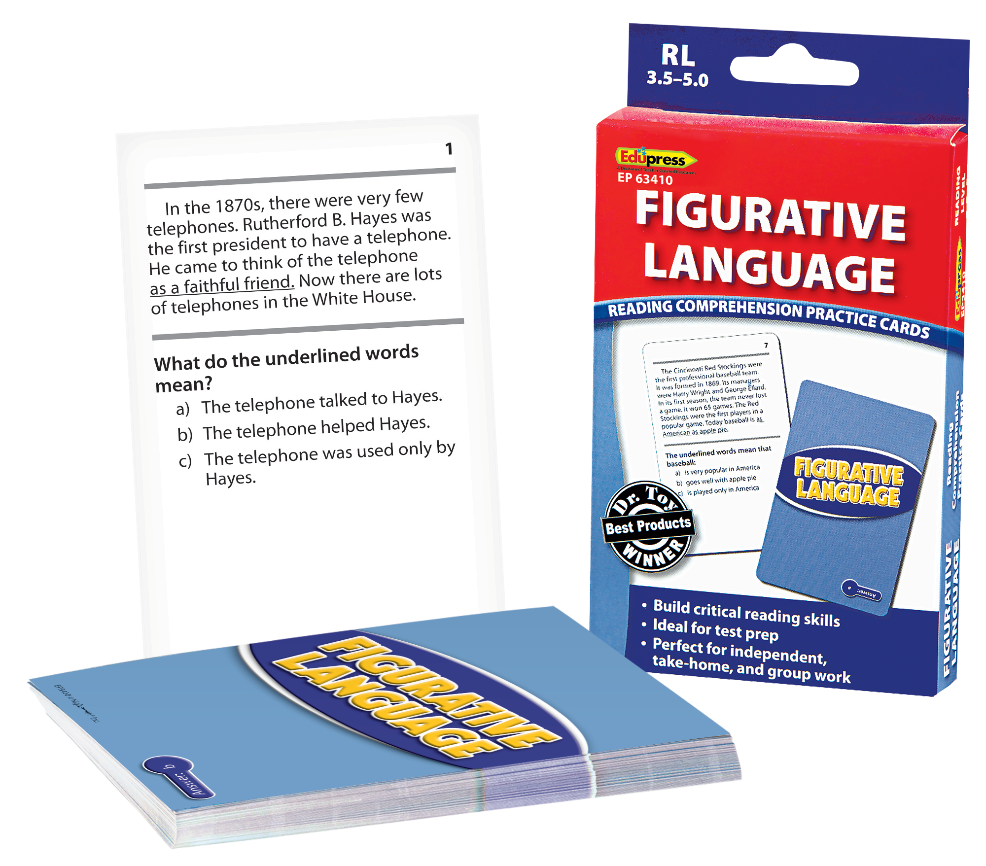 Figurative Language Practice Cards Blue Level - TCR63410 | Teacher ...