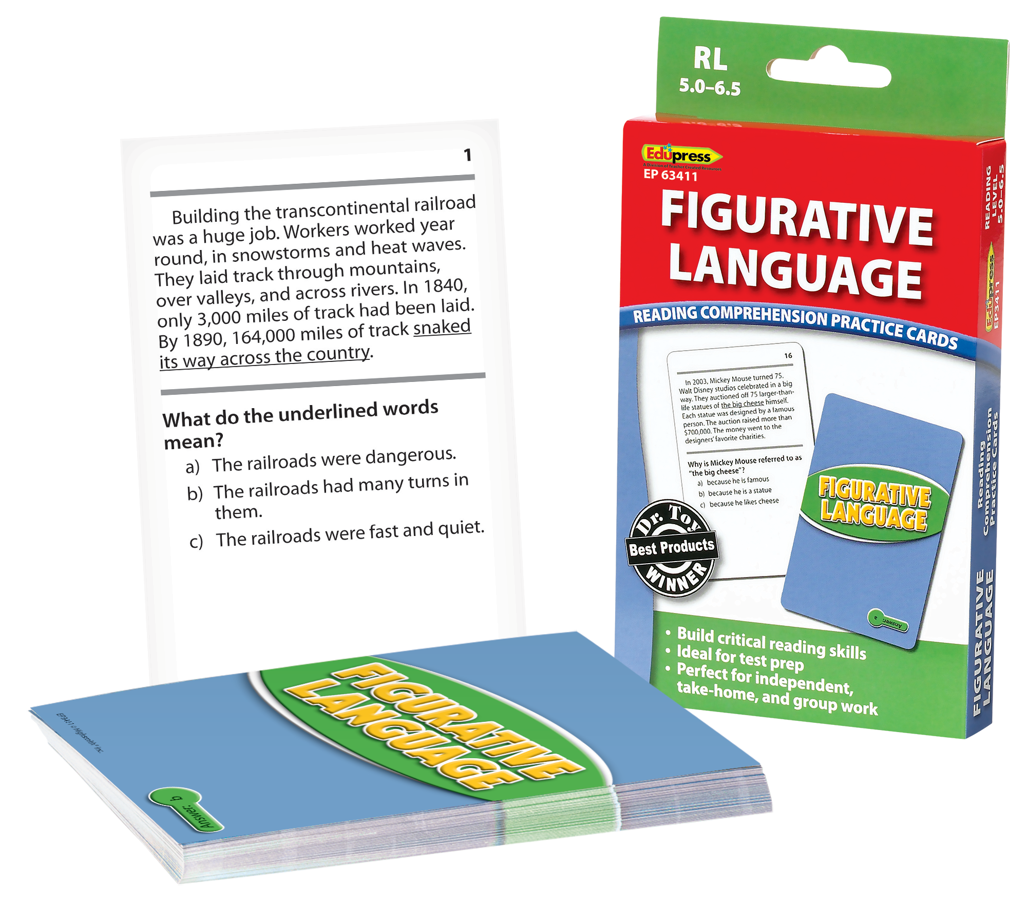 Figurative Language Practice Cards Green Level - TCR63411 | Teacher ...