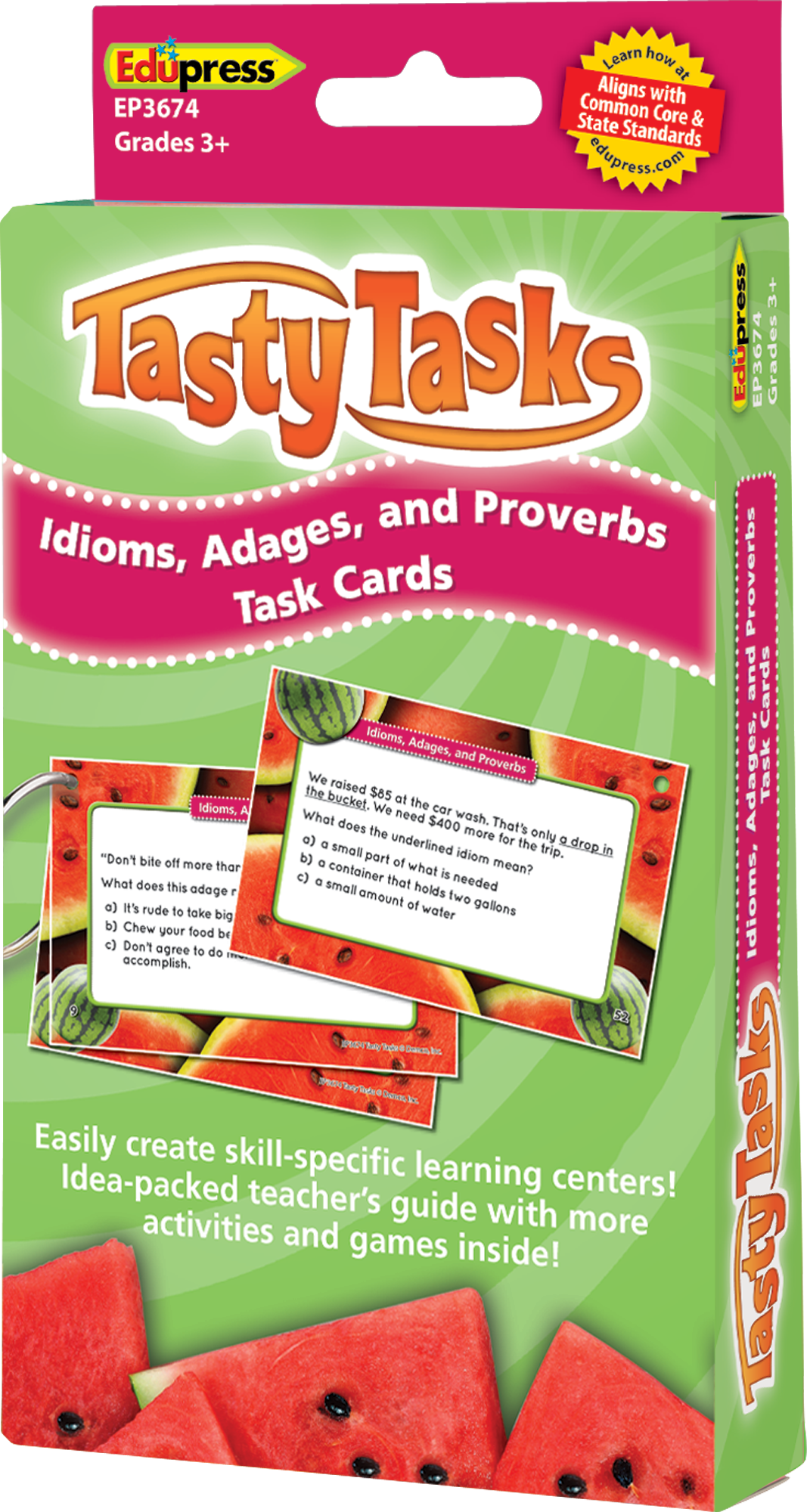 Tasty Task Cards: Idioms/Adages/Proverbs - TCR63674 | Teacher Created ...