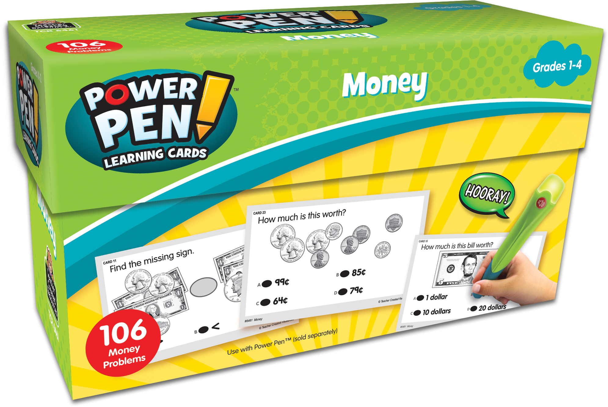 Power Pen Learning Cards: Money - TCR6461 | Teacher Created Resources