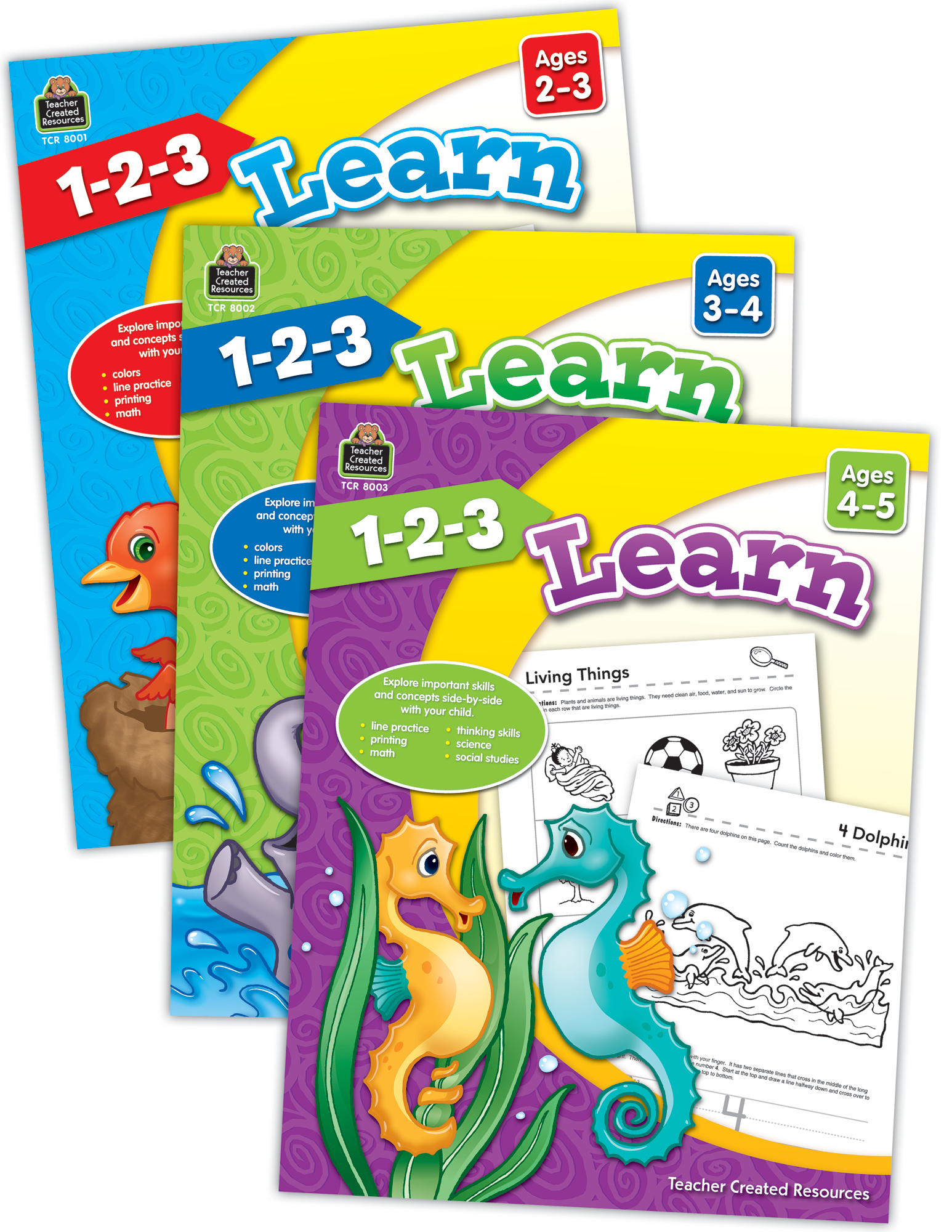 1 2 3 Learn Set TCR6471 Teacher Created Resources