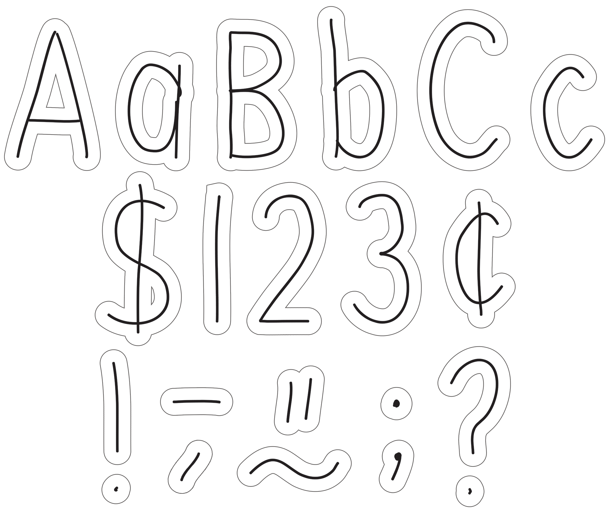 Pre-Cut Letters - The School Box Inc