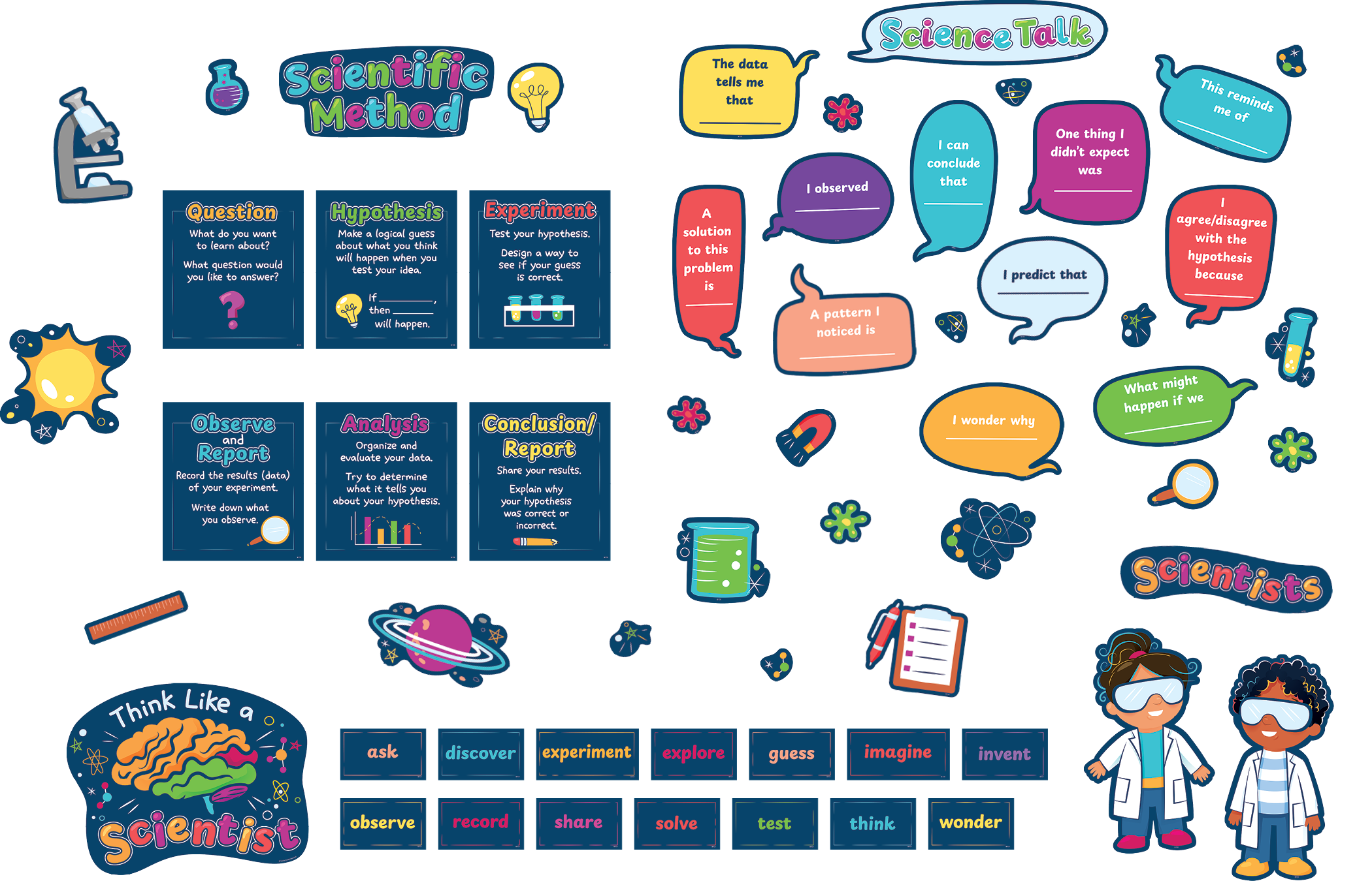 Science Bulletin Board Sets | Classroom Decor | The School Box - The ...