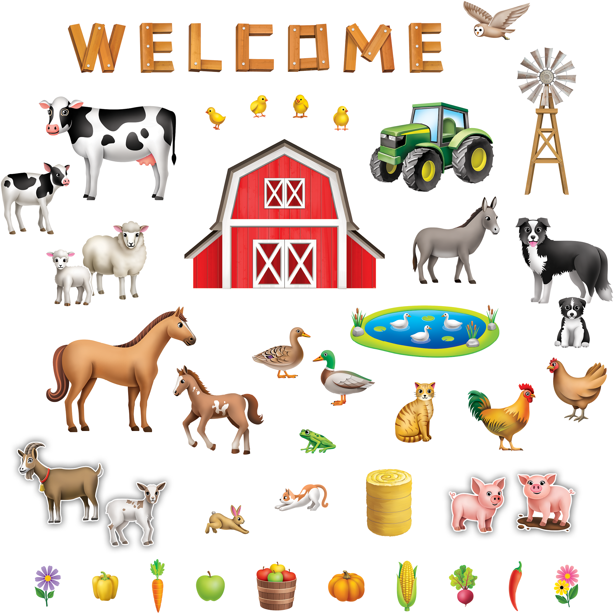 The Farm Bulletin Board - TCR6628 | Teacher Created Resources
