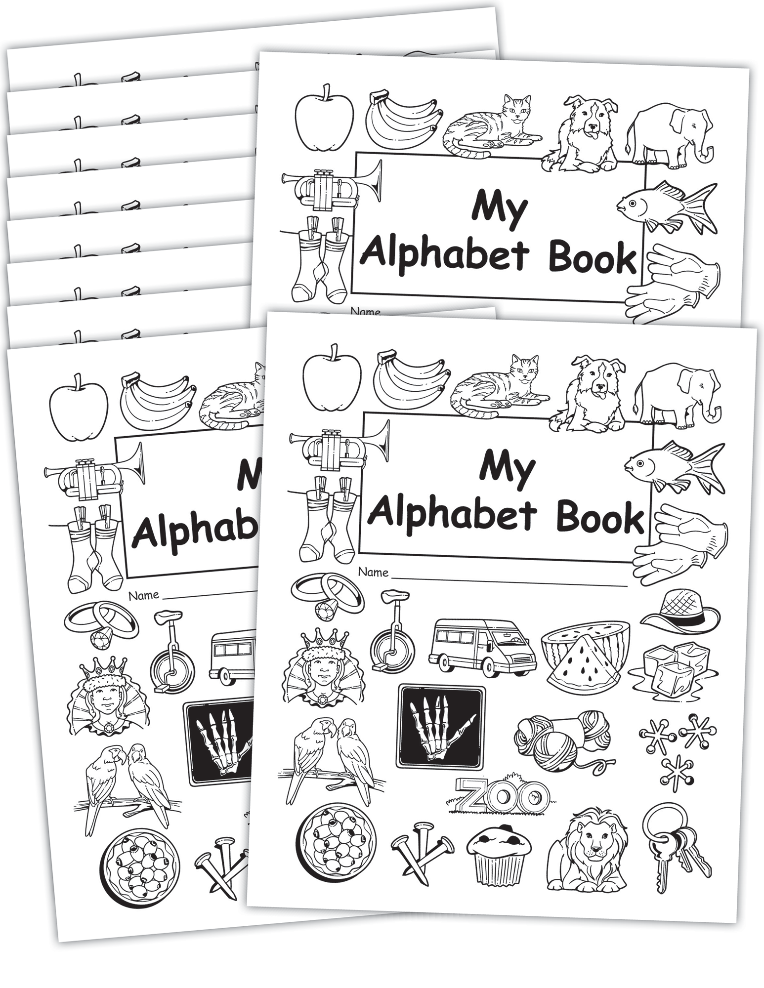 My Own Alphabet Book 10-Pack - TCR66801 | Teacher Created Resources