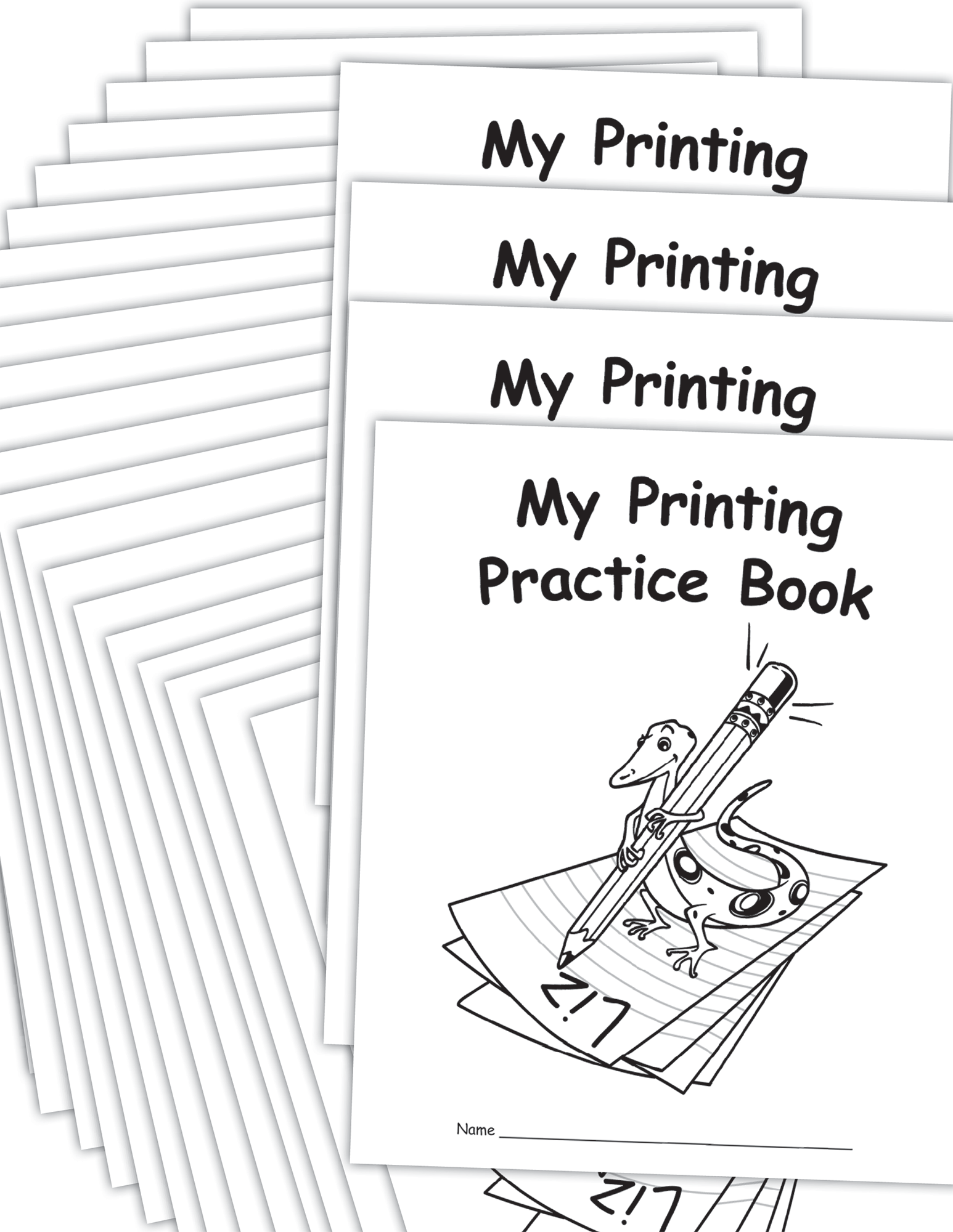 My Own Printing Practice Book 25-Pack - TCR66804 | Teacher Created ...