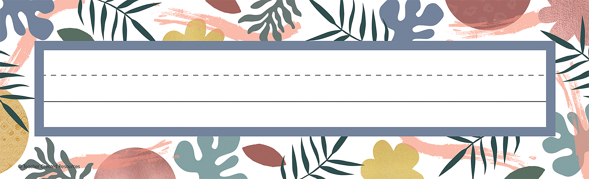 Wonderfully Wild Flat Name Plates - TCR6690 | Teacher Created Resources