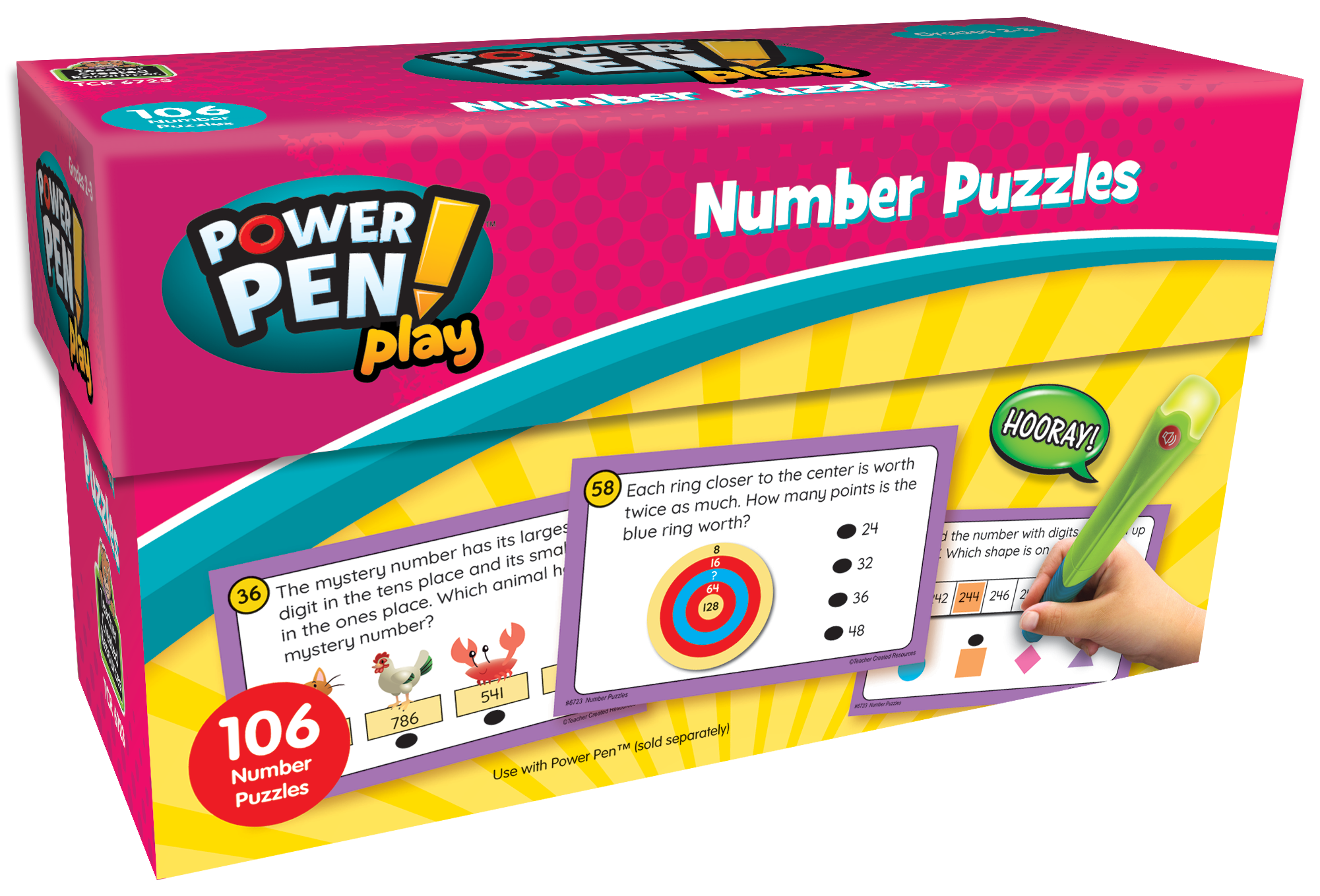 Power Pen Play: Number Puzzles Gr. 2–3 - TCR6723 | Teacher Created ...