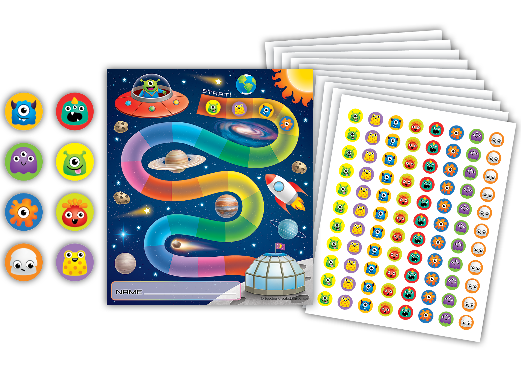 Out of This World Reward Trackers with Stickers - TCR6866 | Teacher ...