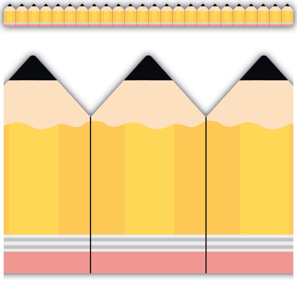 Pencils Die-Cut Border Trim - TCR6870 | Teacher Created Resources