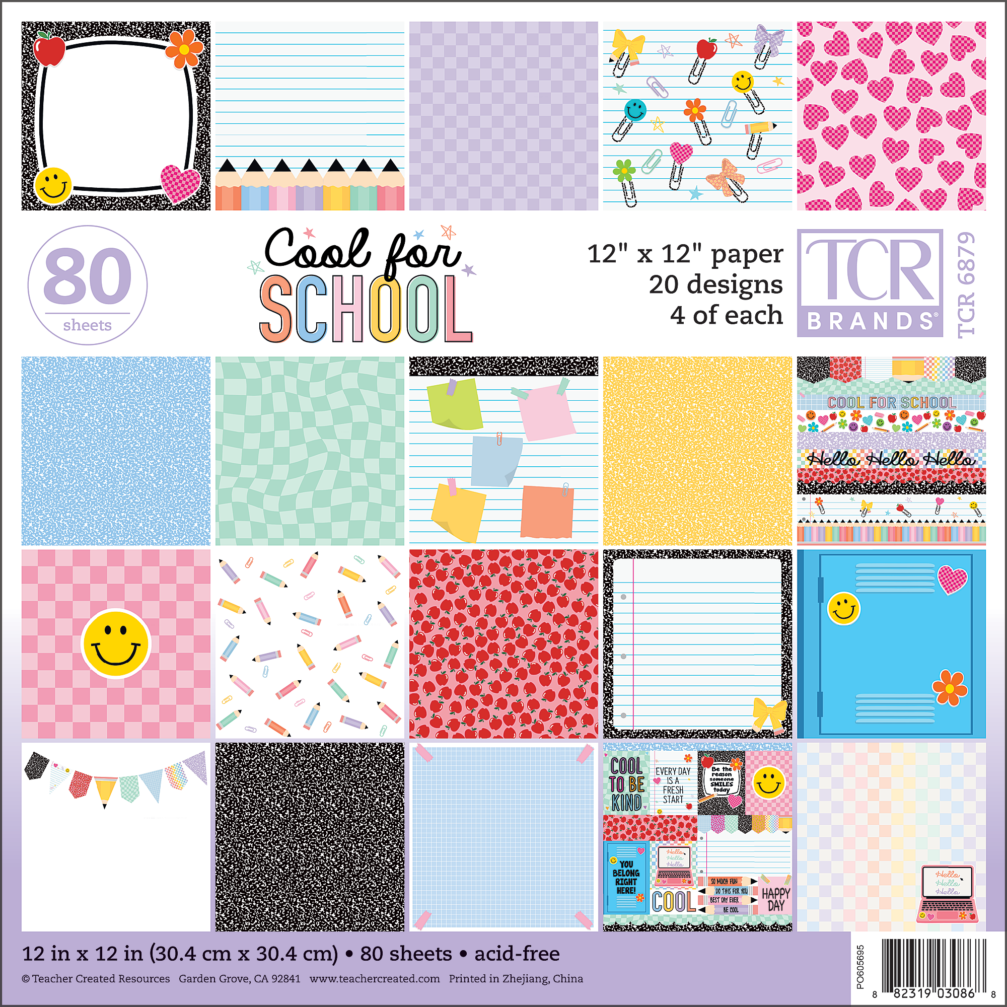 Cool for School Project Paper - TCR6879 | Teacher Created Resources