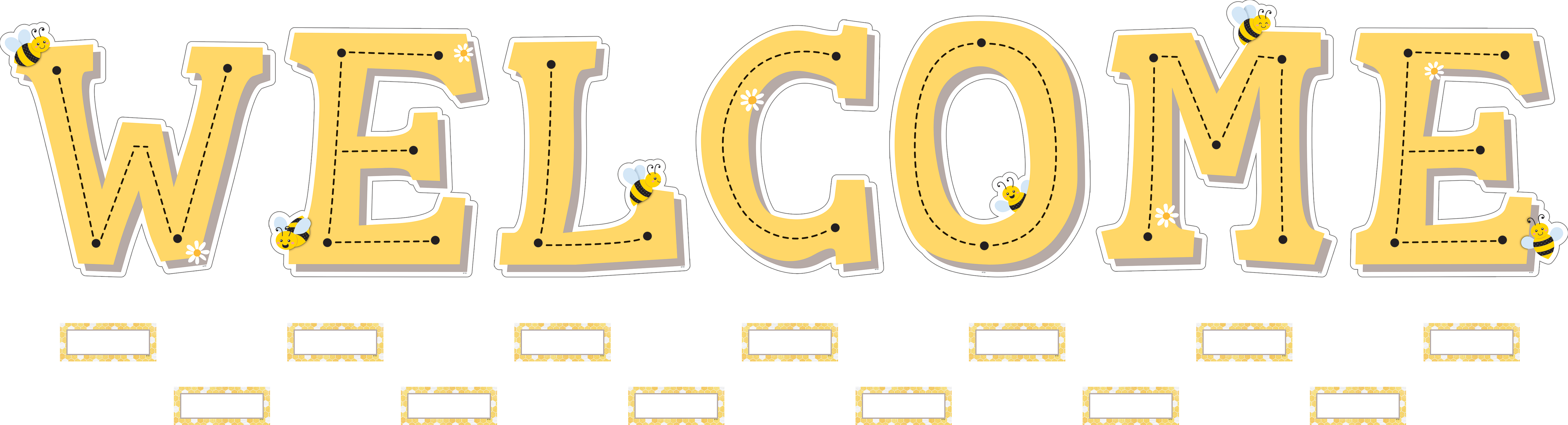 Buzzing Bees Welcome Bulletin Board - TCR6912 | Teacher Created Resources