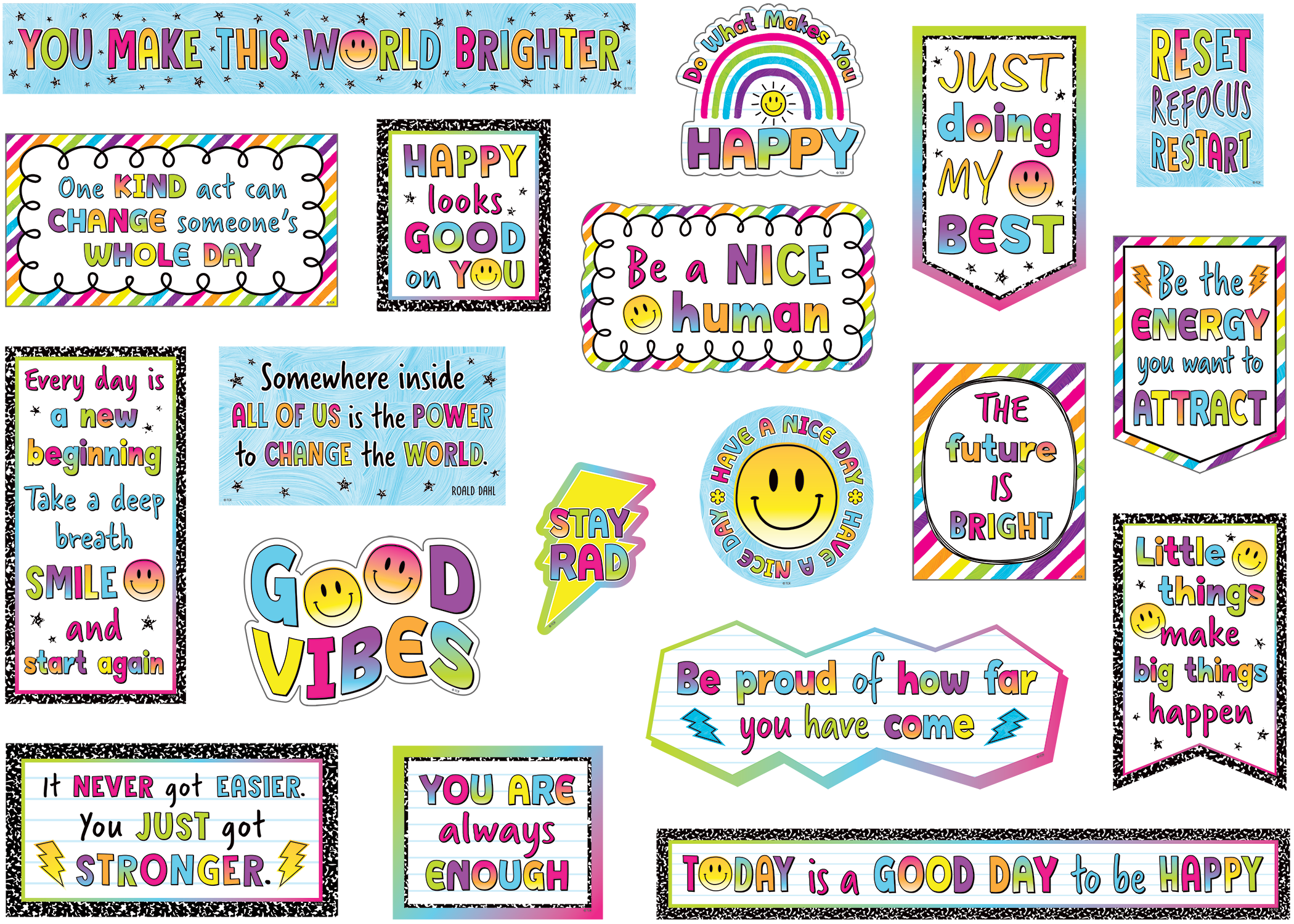 Brights 4Ever Mini Bulletin Board - TCR6926 | Teacher Created Resources
