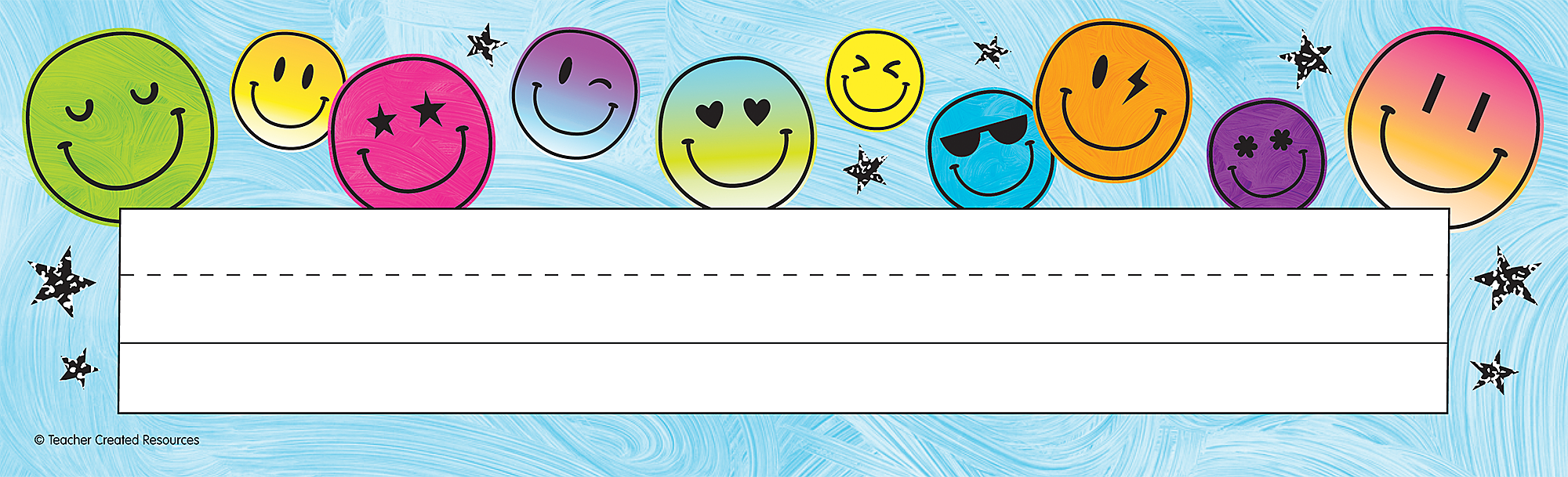 Brights 4Ever Flat Name Plates - TCR6937 | Teacher Created Resources