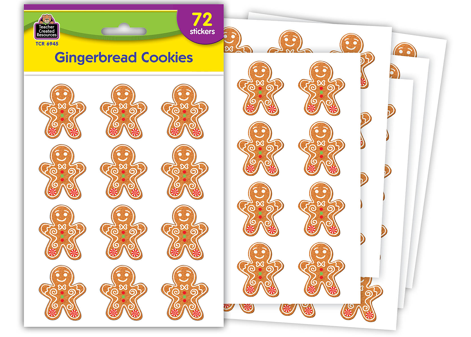 Gingerbread Cookies Stickers - TCR6945 | Teacher Created Resources